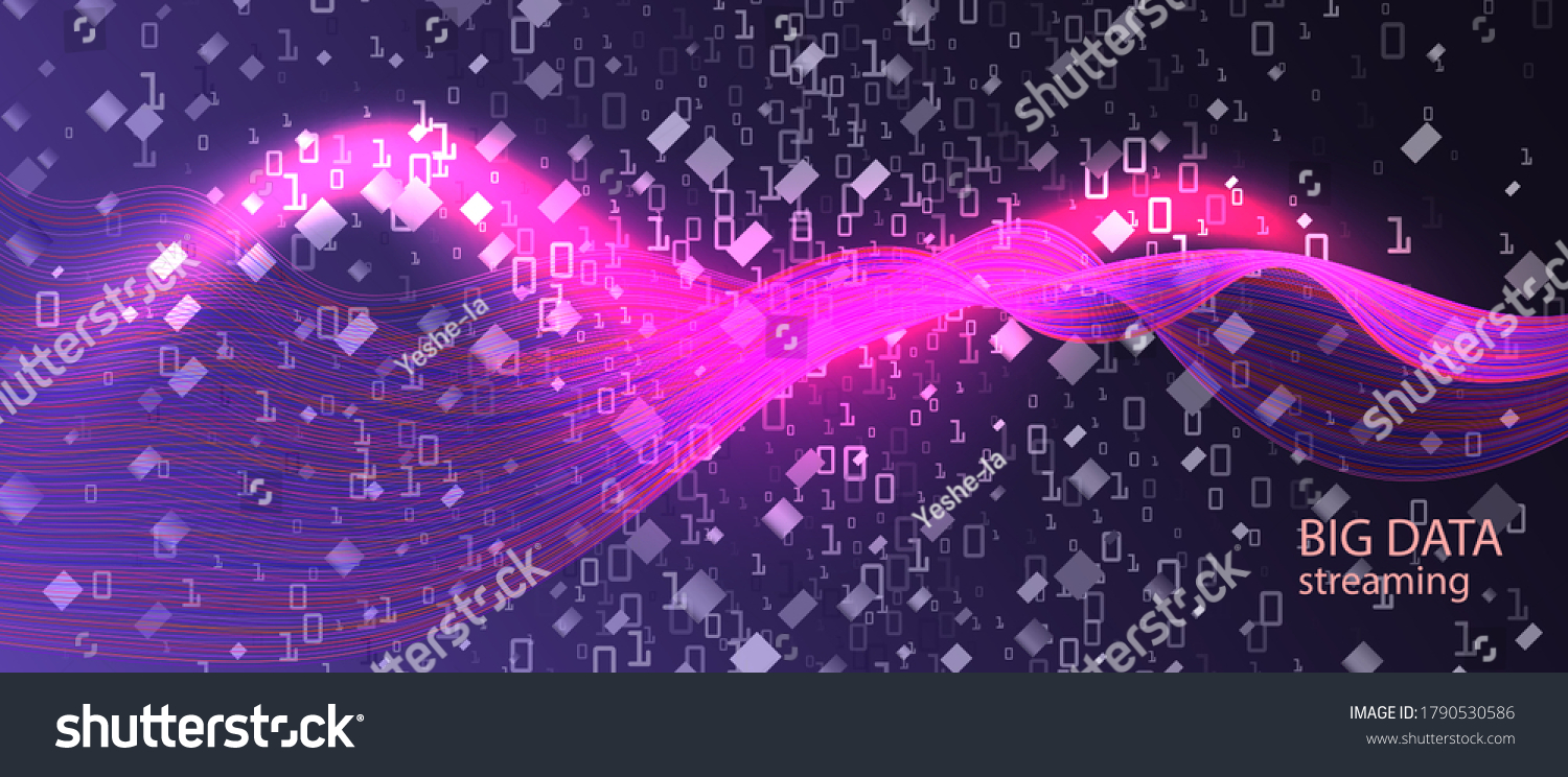 Big Data Stream Vector Presentation Cyber: เวกเตอร์สต็อก (ปลอดค่า ...