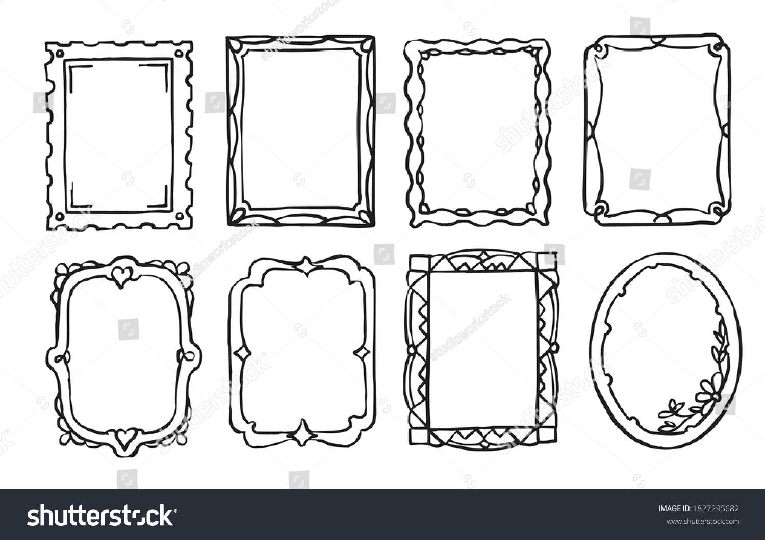 Sketchy Doodle Border