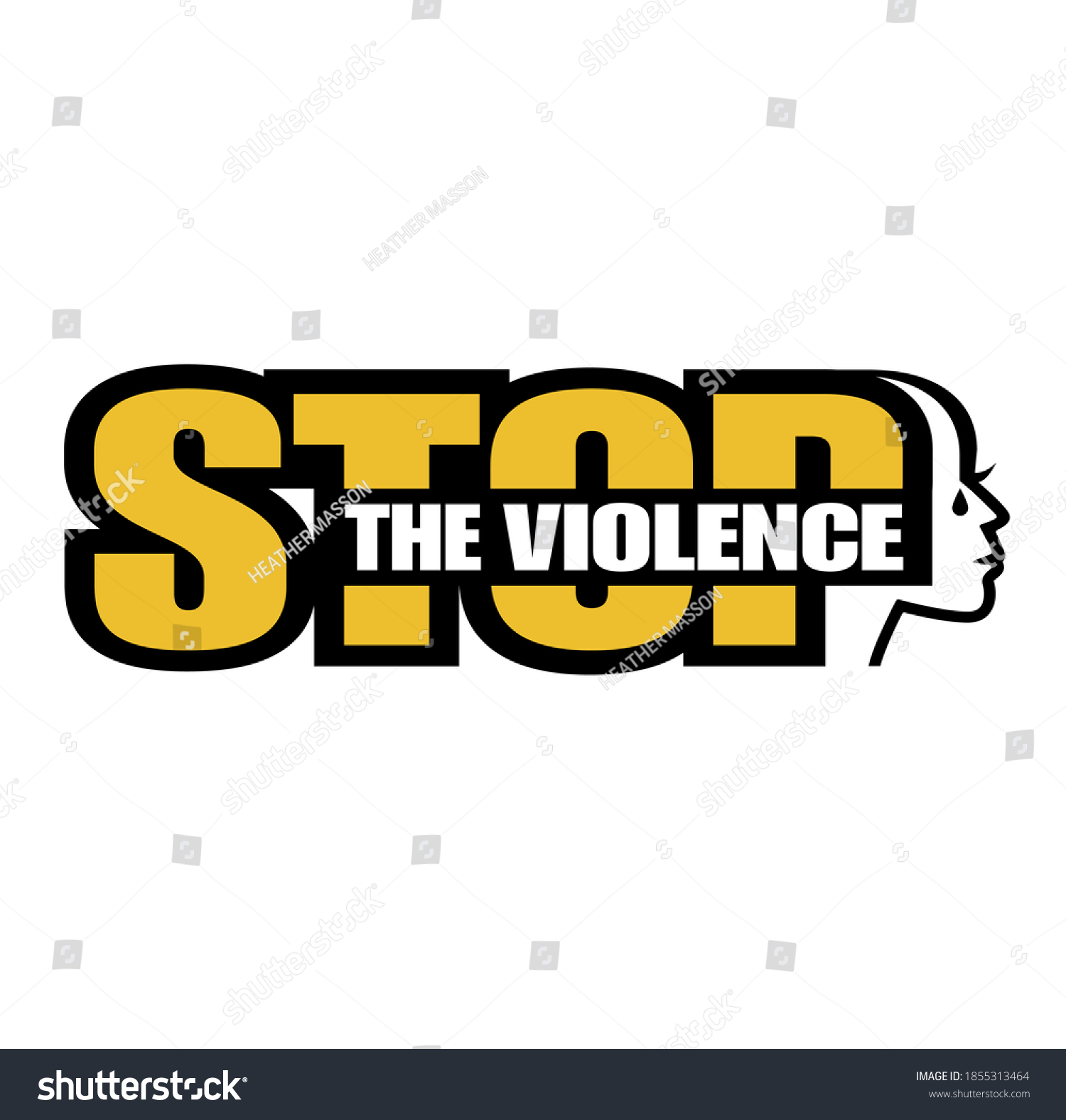 Stop Gender-based Violence Against Women Icon Stock Vector (Royalty Free) 1855313464 | Shutterstock