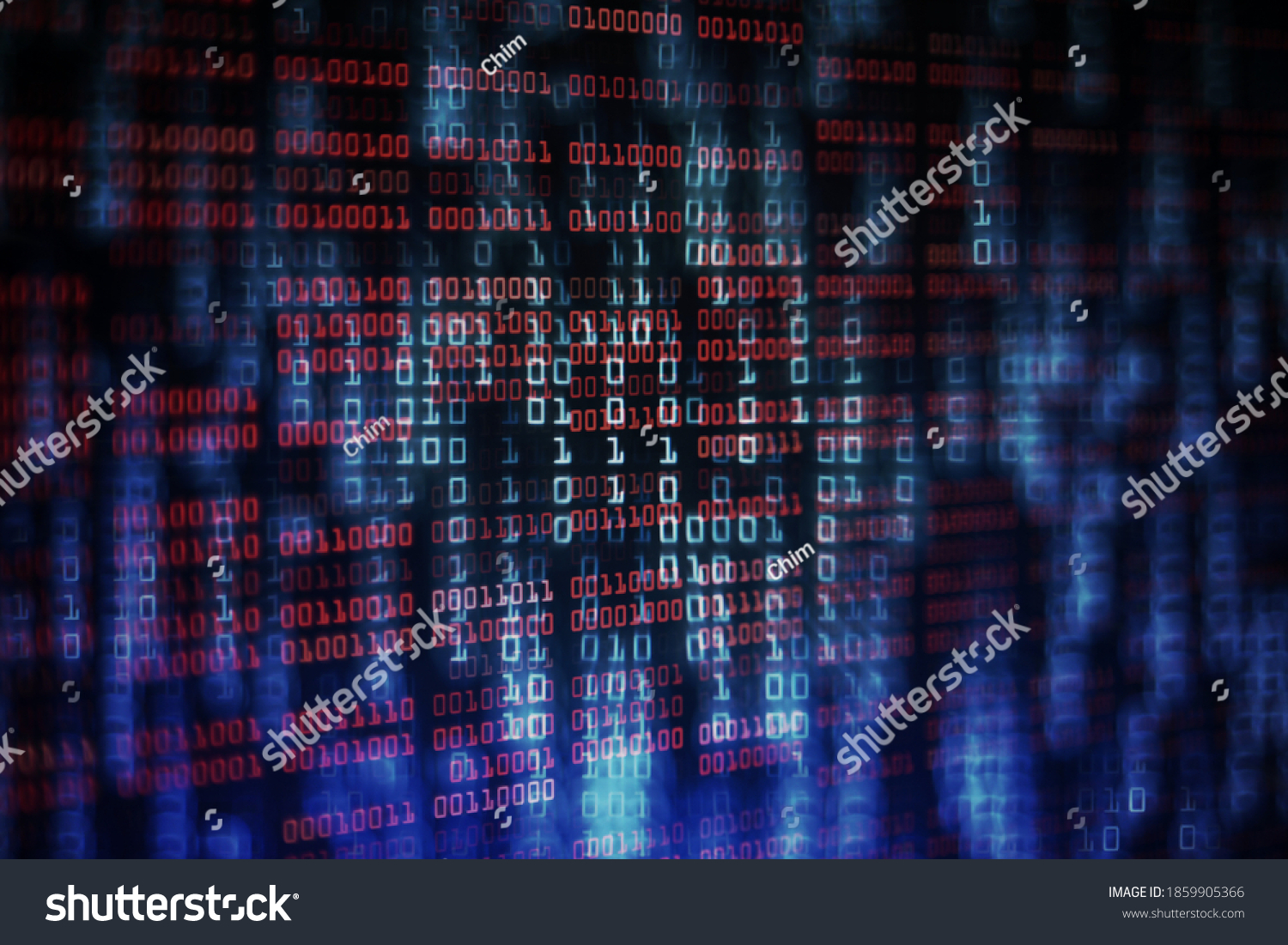 Data Science Binary Code Big Data Stock Photo 1859905366 | Shutterstock