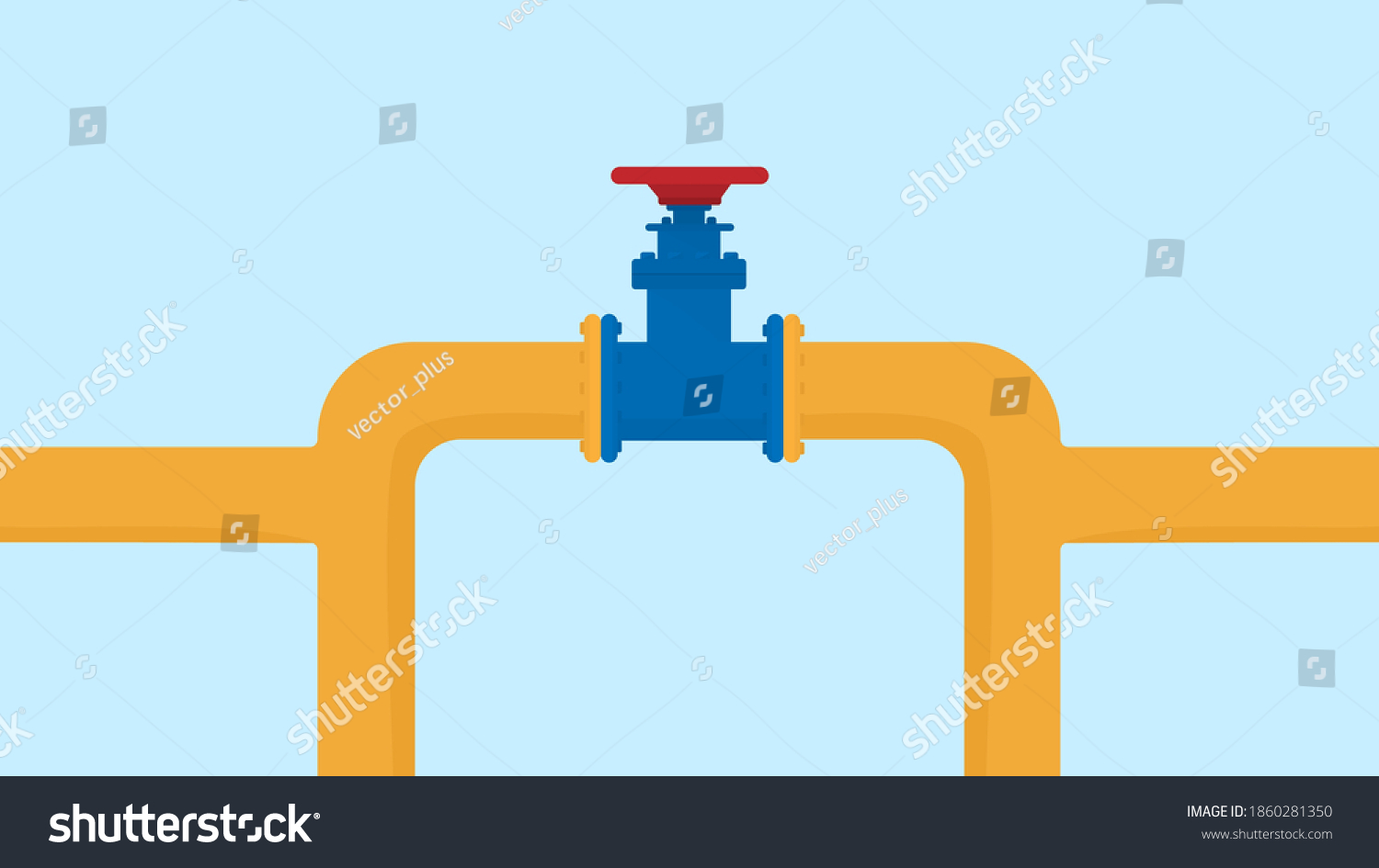 Gas Pipeline Vector Image Eps 10 Stock Vector (Royalty Free) 1860281350 | Shutterstock
