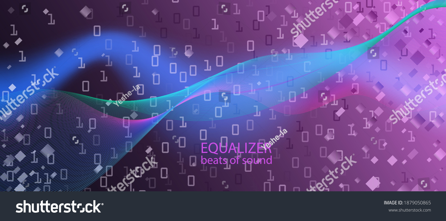 Binary Code Vector Presentation Purple Blue Stock Vector (Royalty Free) 1879050865 | Shutterstock