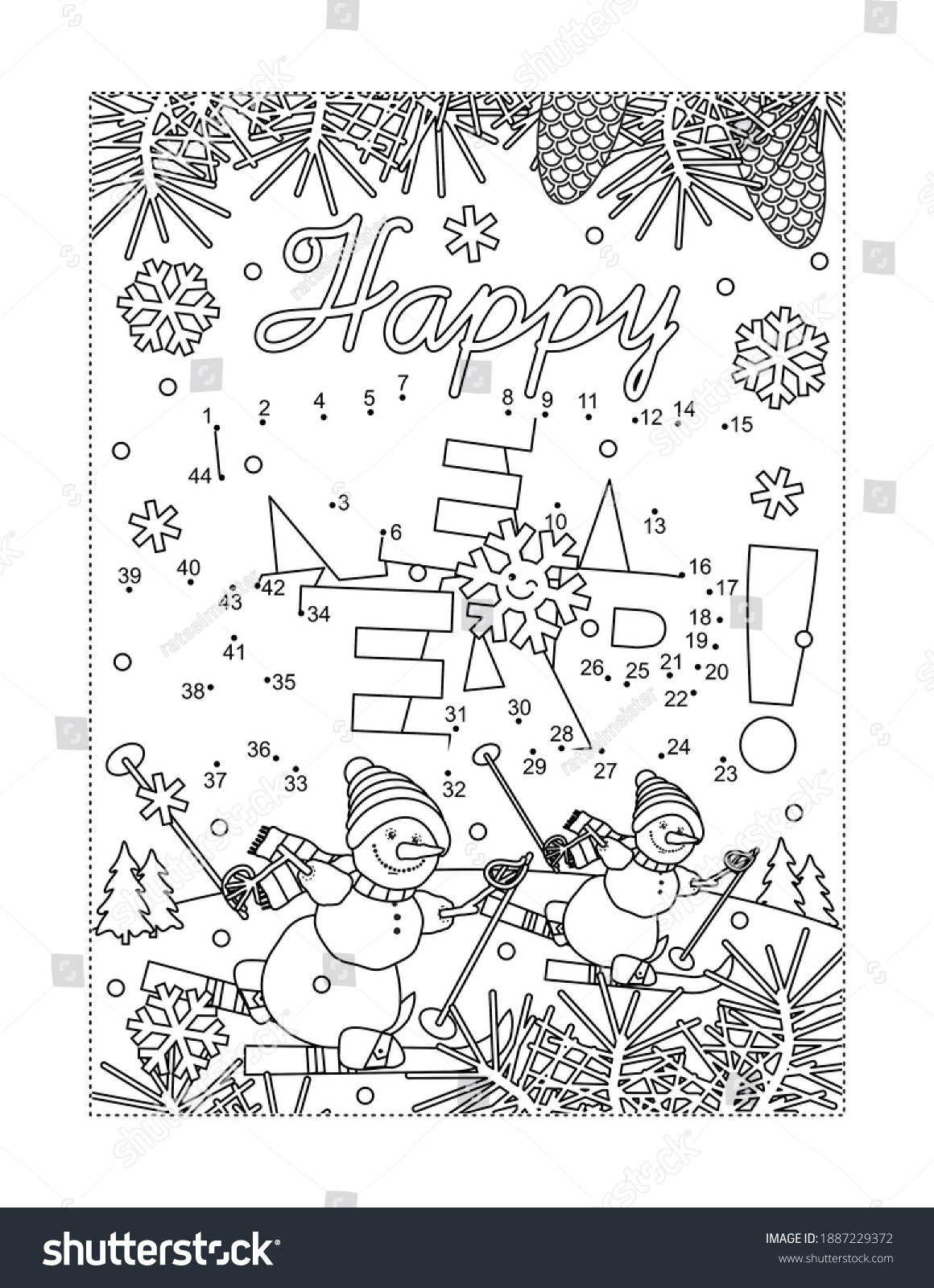 5,657 Happy New Year School Cartoon Images, Stock Photos & Vectors ...