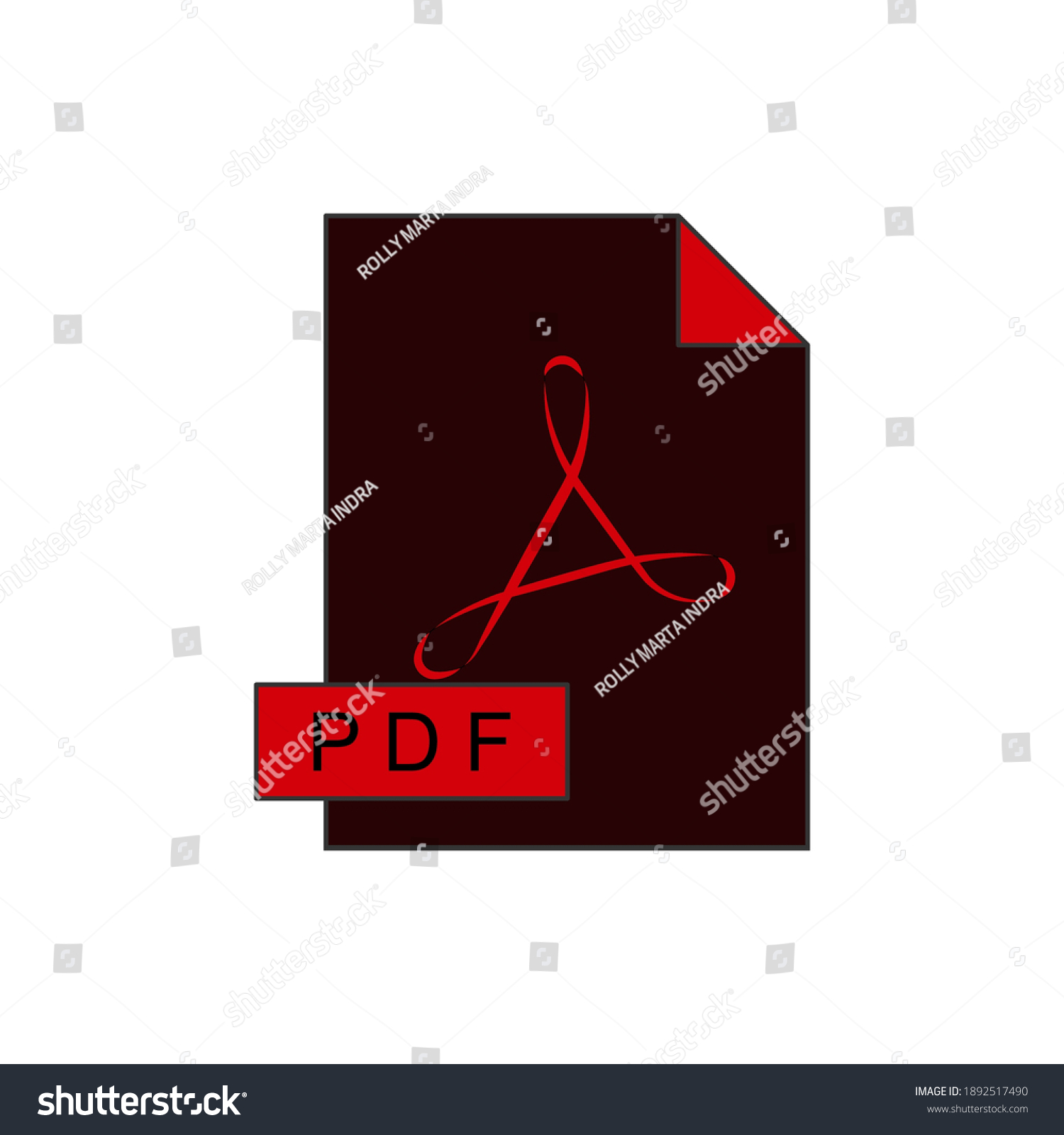 Collection File Formats Pdf Isolated On Stock Vector (Royalty Free ...