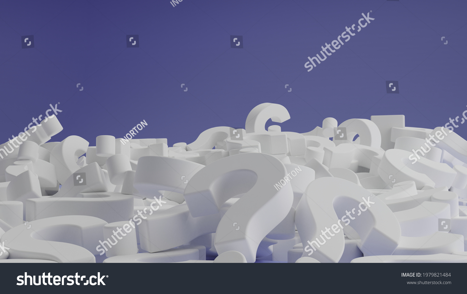 3d Many Question Marks Render Stock Illustration 1979821484 | Shutterstock