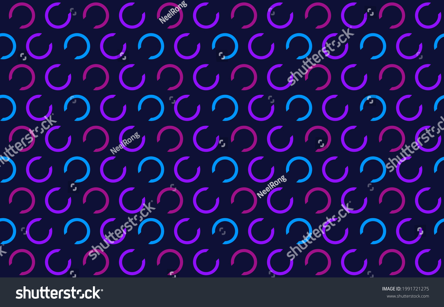 Color Circle Pattern Background Design Stock Vector (Royalty Free ...