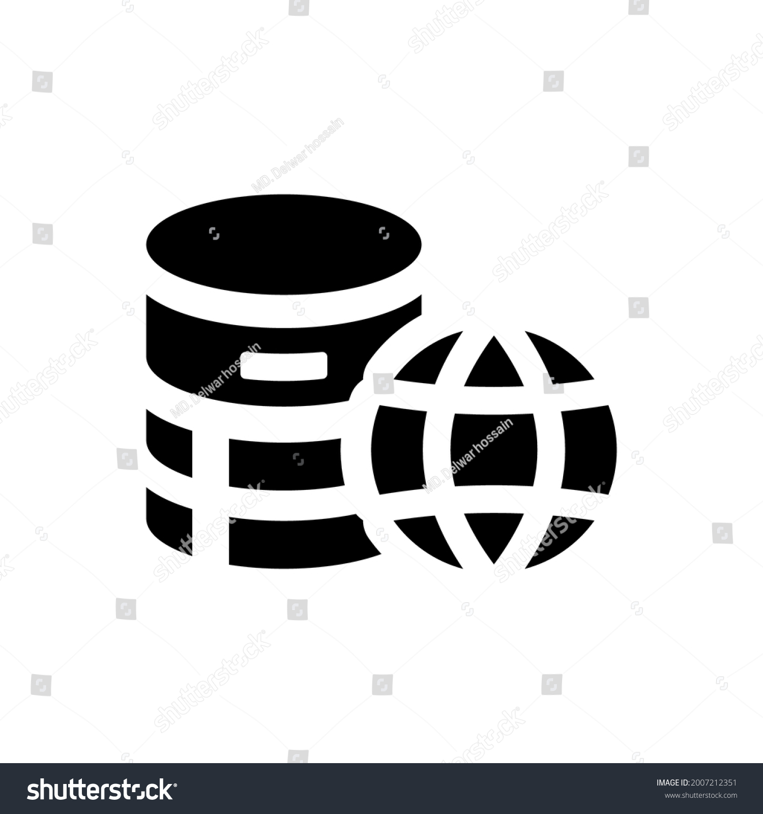 Big Data Icon Vector Eps File Stock Vector Royalty Free 2007212351 Shutterstock