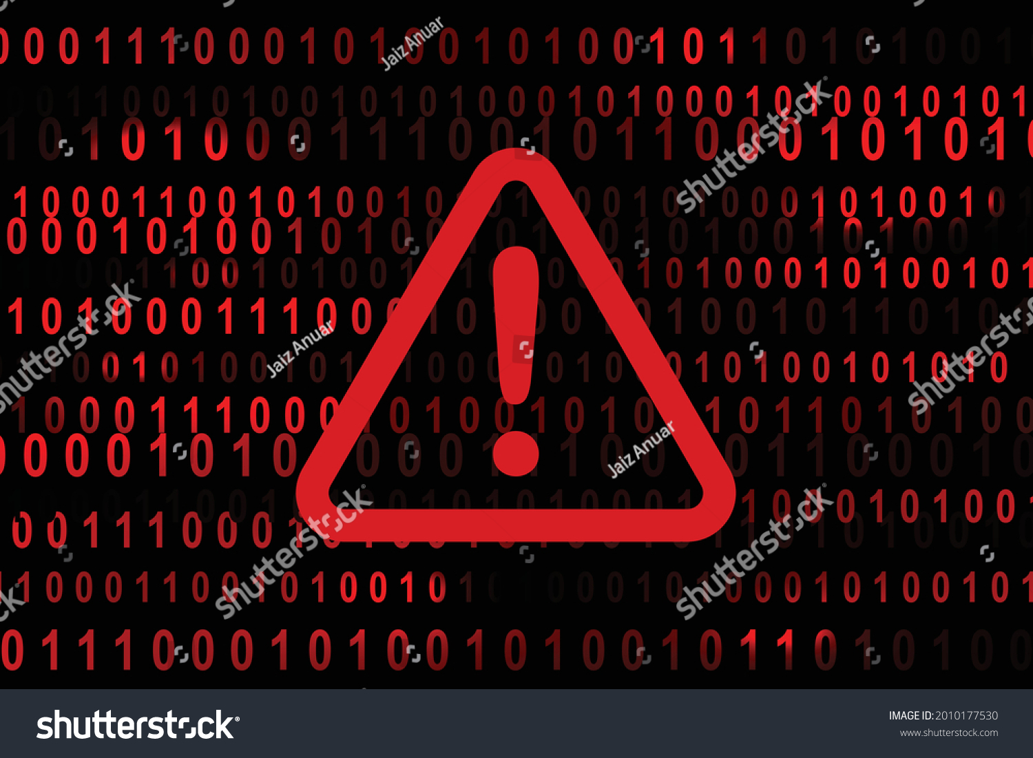 Alert Warning Sign Digital Binary Code Stock Vector (Royalty Free) 2010177530 | Shutterstock