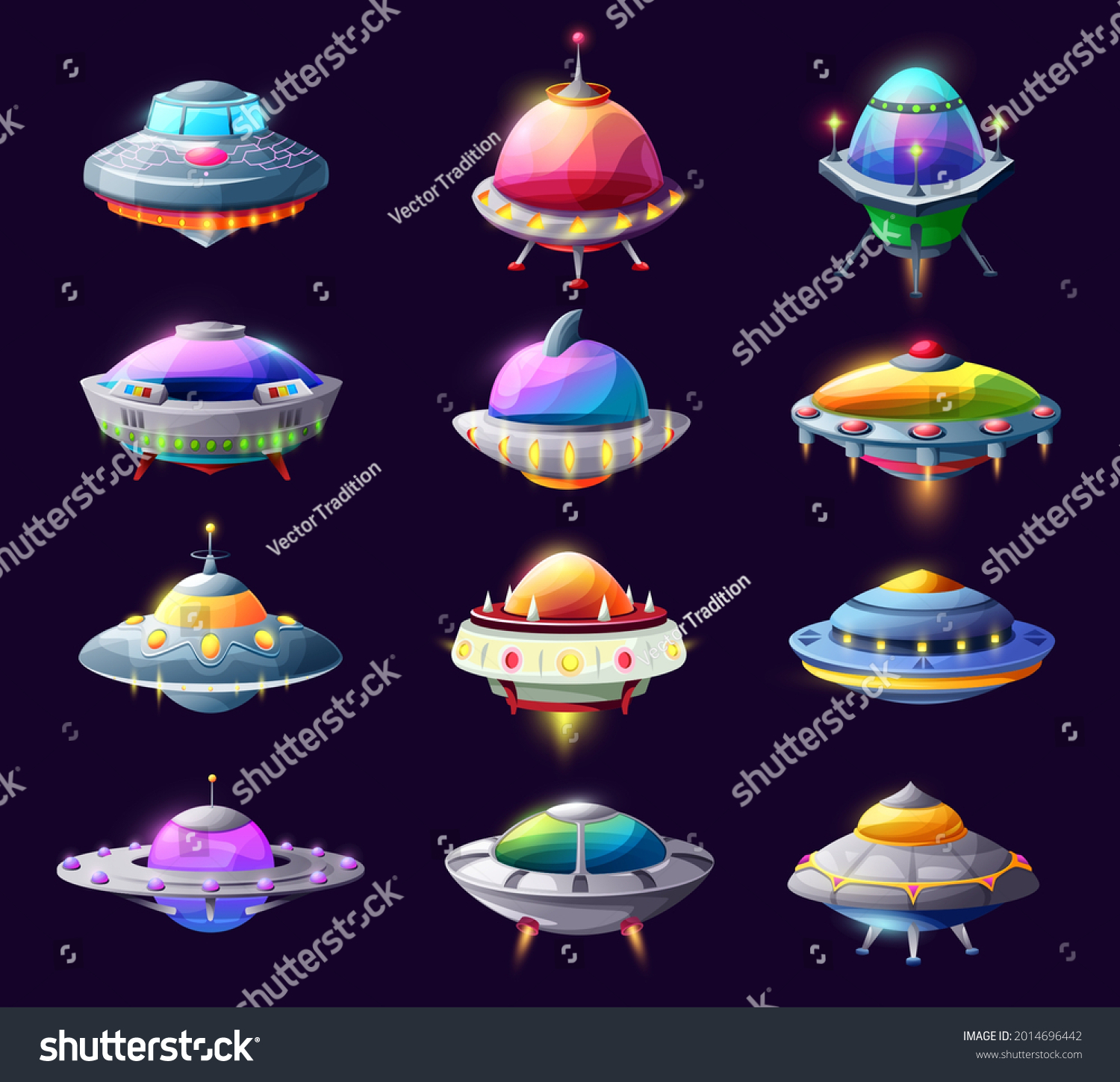Alien Spaceship Designs