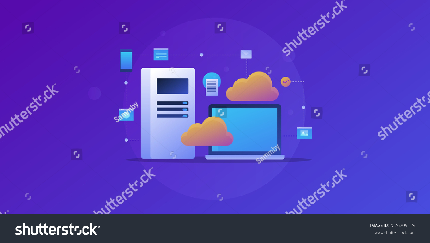 Data Storage On Cloud Server Cloud Stock Vector (Royalty Free) 2026709129 | Shutterstock