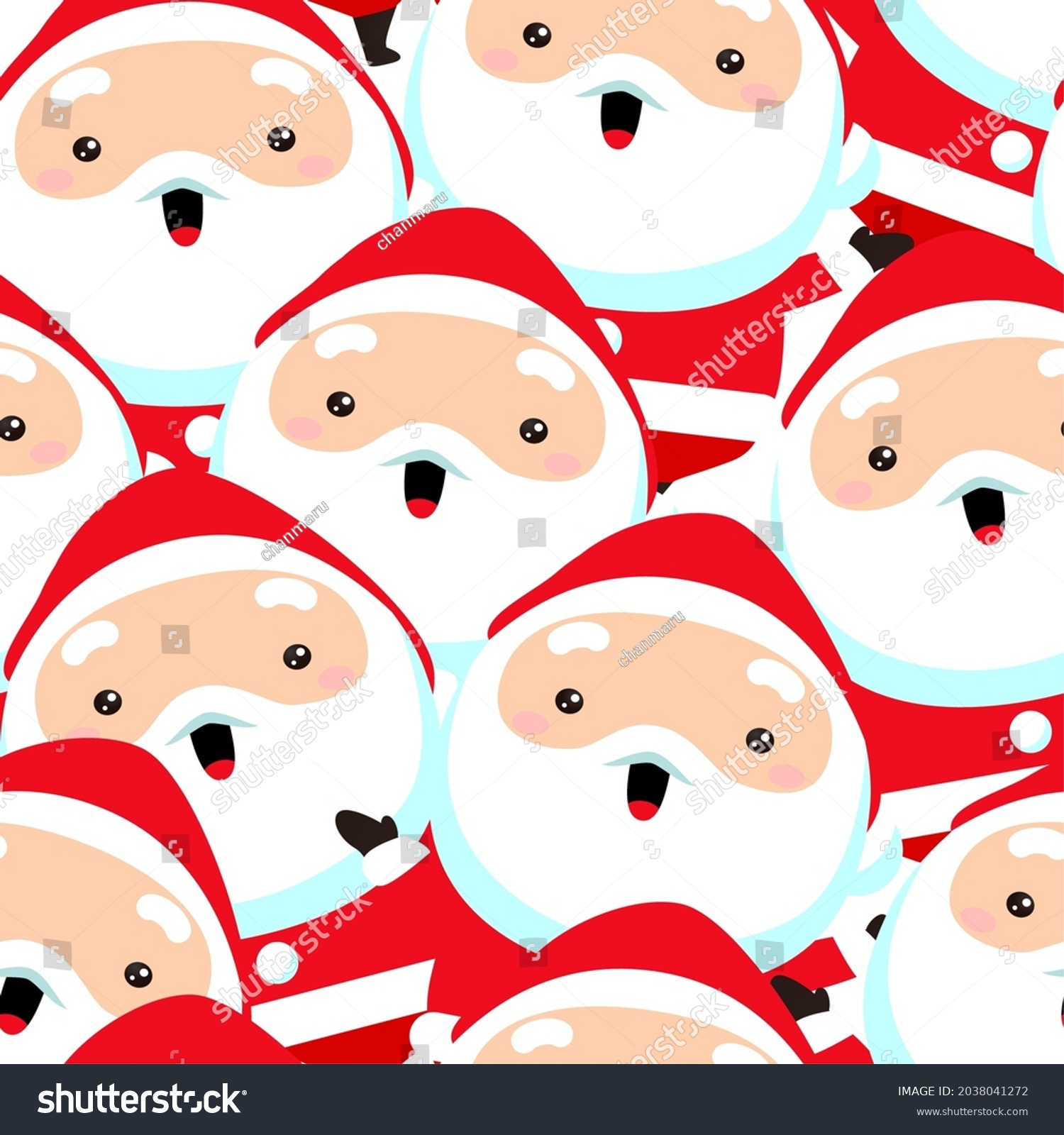 Christmas Santa Claus Seamless: Over 29,323 Royalty-Free Licensable ...