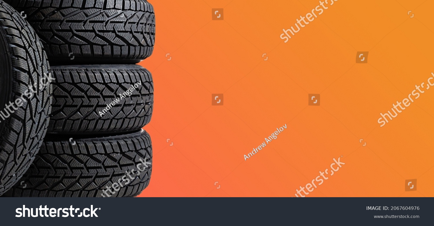 Car Tires Stack