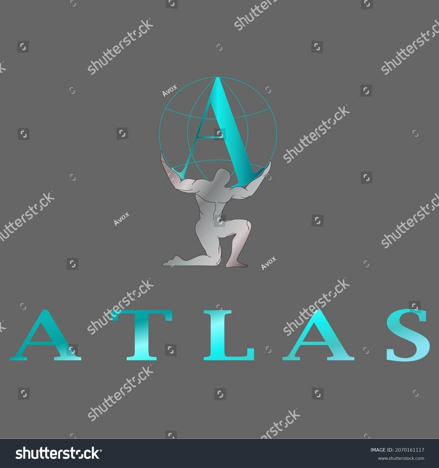 Atlas Logo Based On Atlas Design Stock Vector (Royalty Free) 2070161117 ...