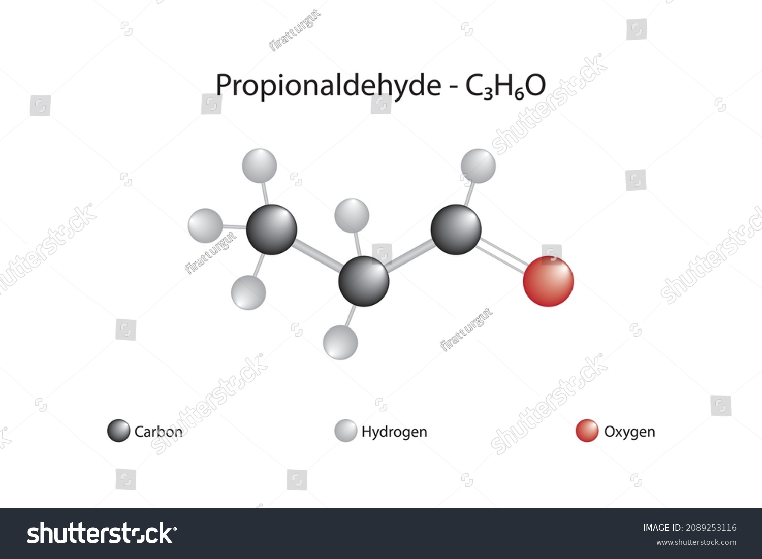 Propanal Structural Formula