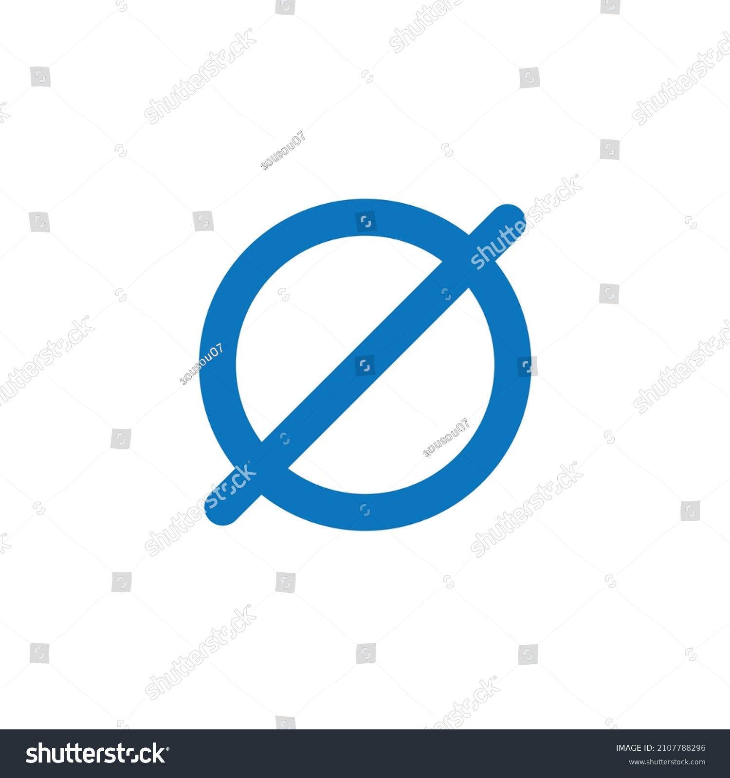 Empty Set Null Set Slashed Zero Stock Vector (Royalty Free) 2107788296 | Shutterstock