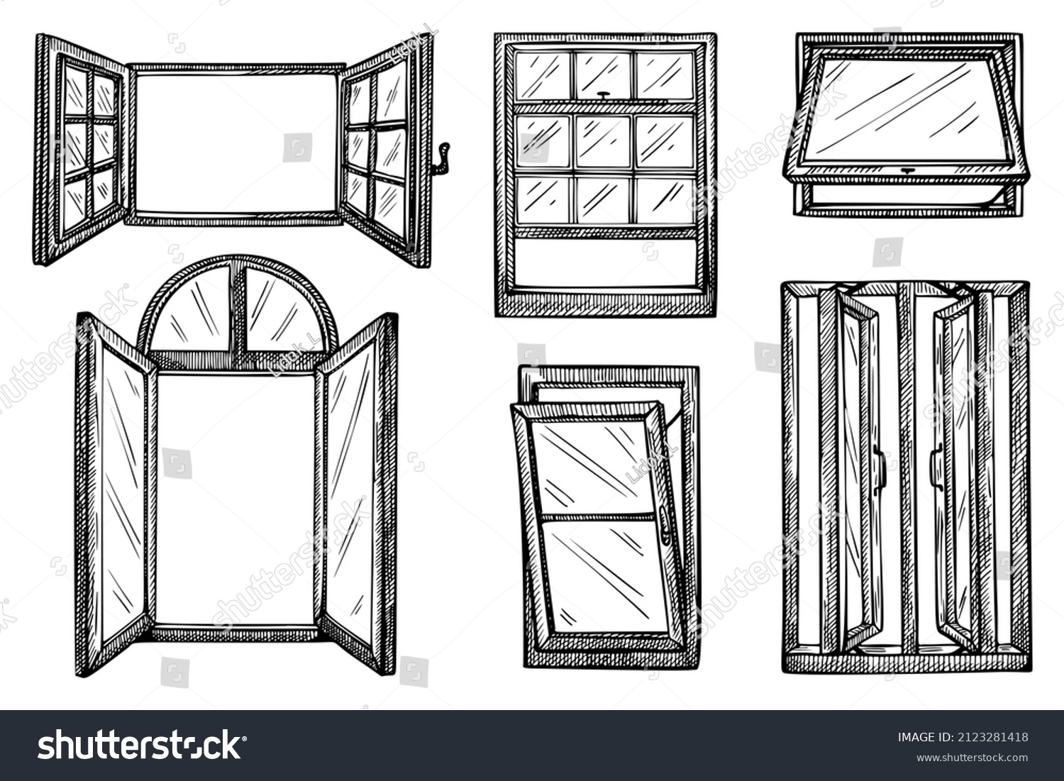 Glass Window Drawing