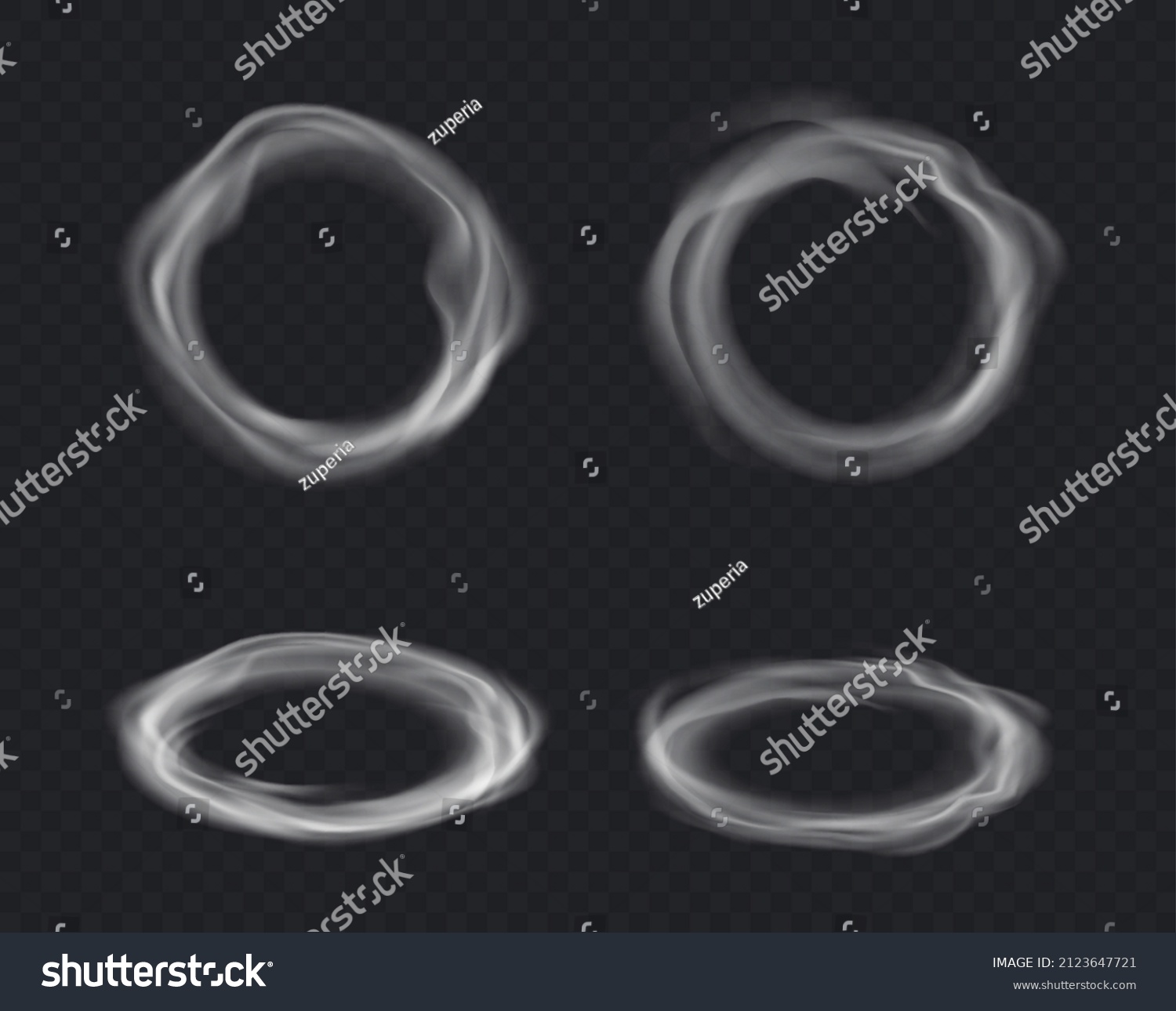 Smoke Circles Set Wind Storm Vortex Stock Vector (Royalty Free) 2123647721 | Shutterstock