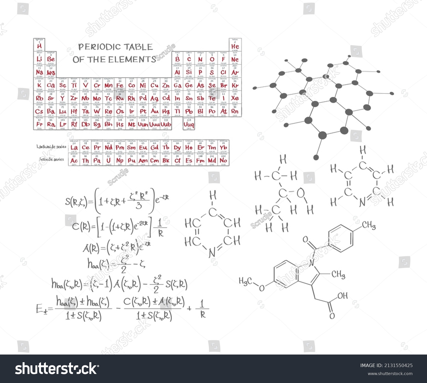 Chemistry Mendeleev Table Vector Illustration Isolated Stock Vector ...