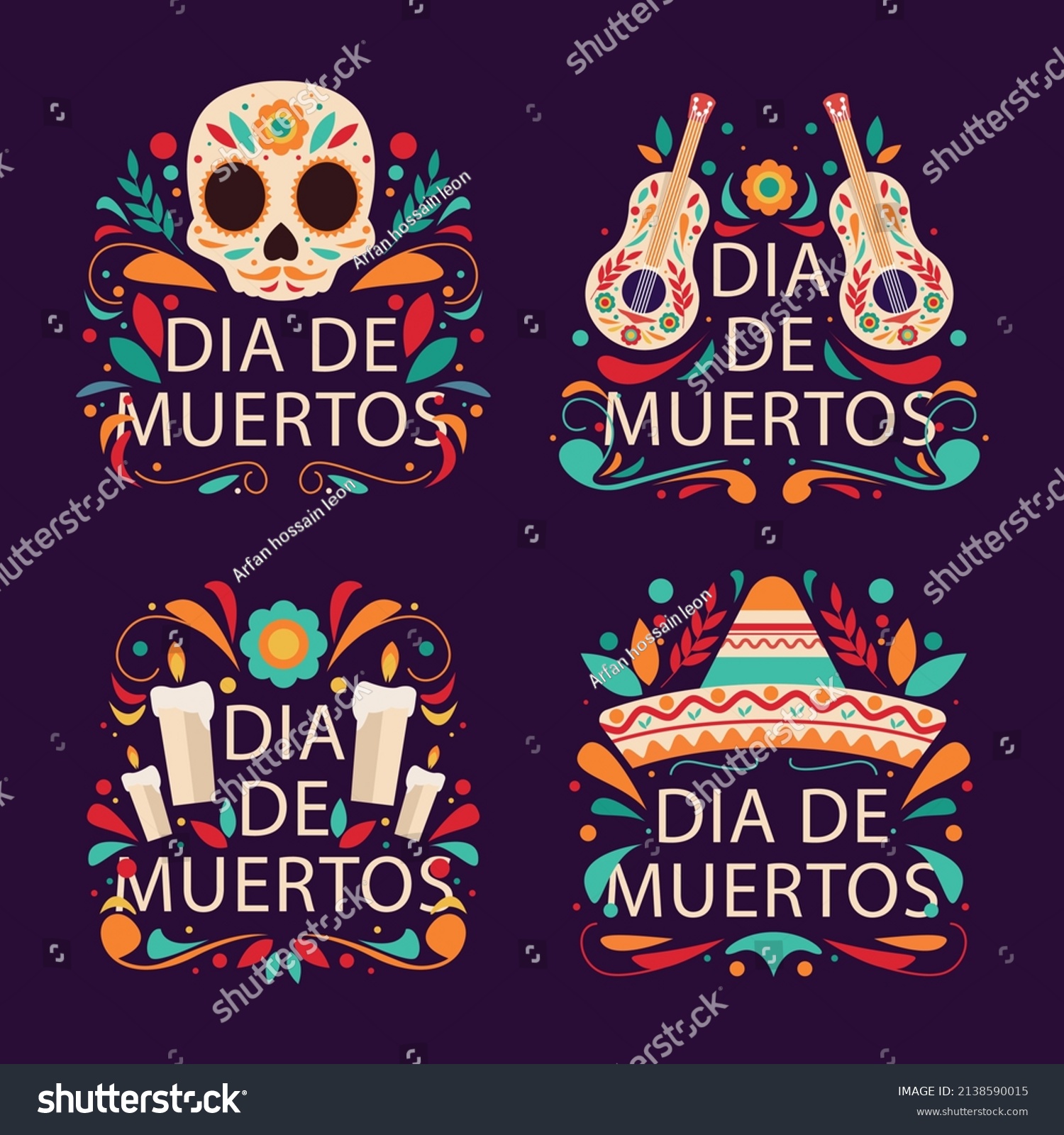504 Dia De Los Muertos Black And White Icons Stock Vectors and Vector ...