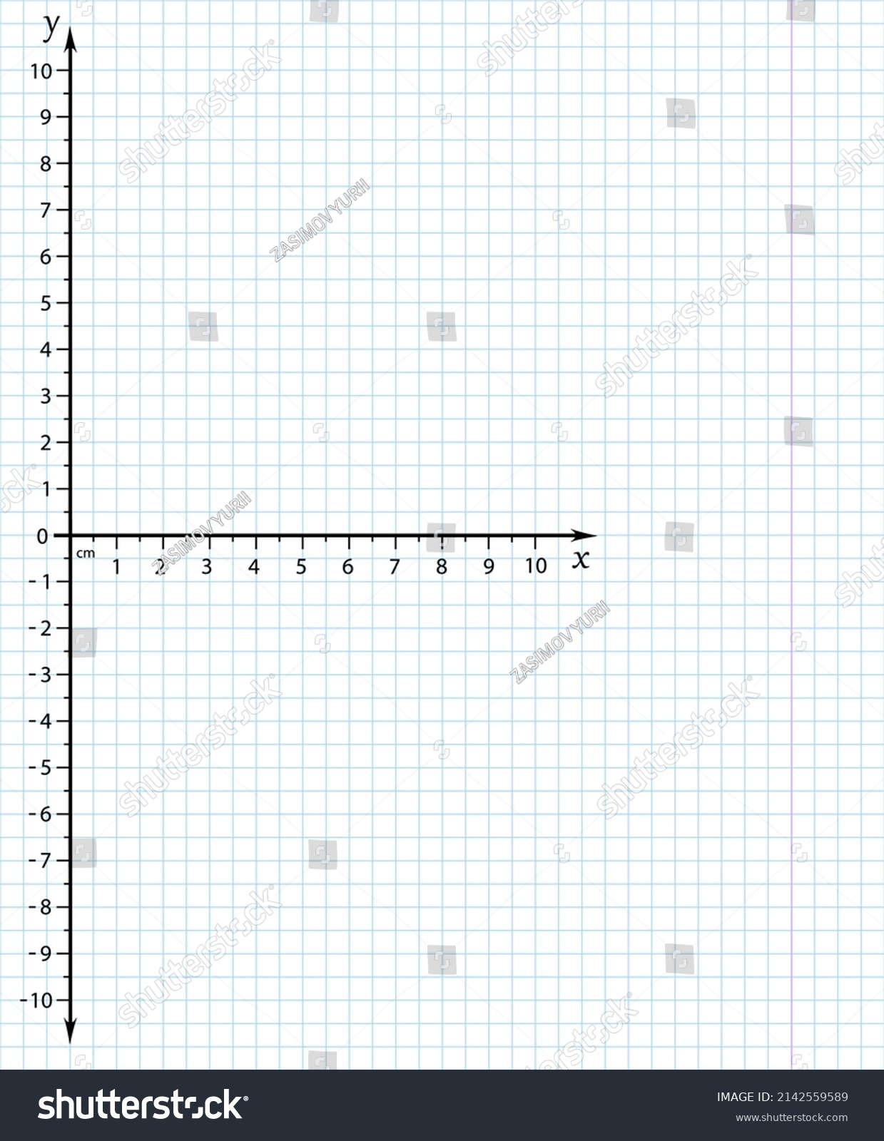 Trigonometrical System Coordinates On Graph Paper Stock Vector Royalty Free 2142559589