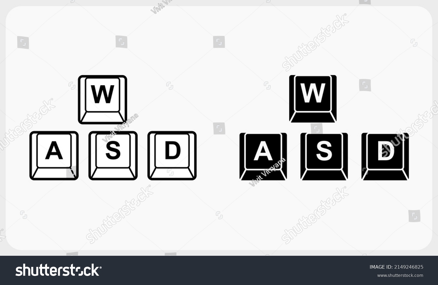 378 張 Wasd icon 圖片、庫存照片和向量圖 | Shutterstock