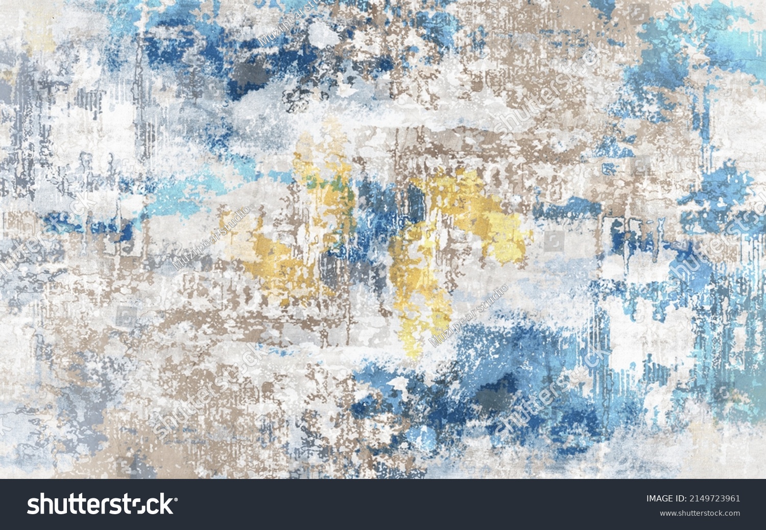 Carpet Design Colorful Geometry Ornamental Floral Stock Illustration ...