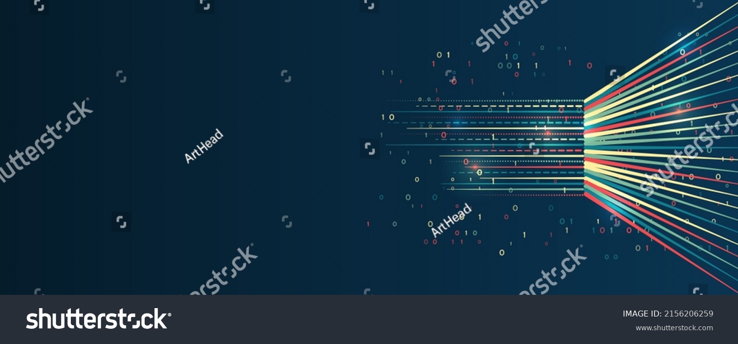 Business Analytics Flow Information Form Waves Stock Vector Royalty Free 2156206259 Shutterstock