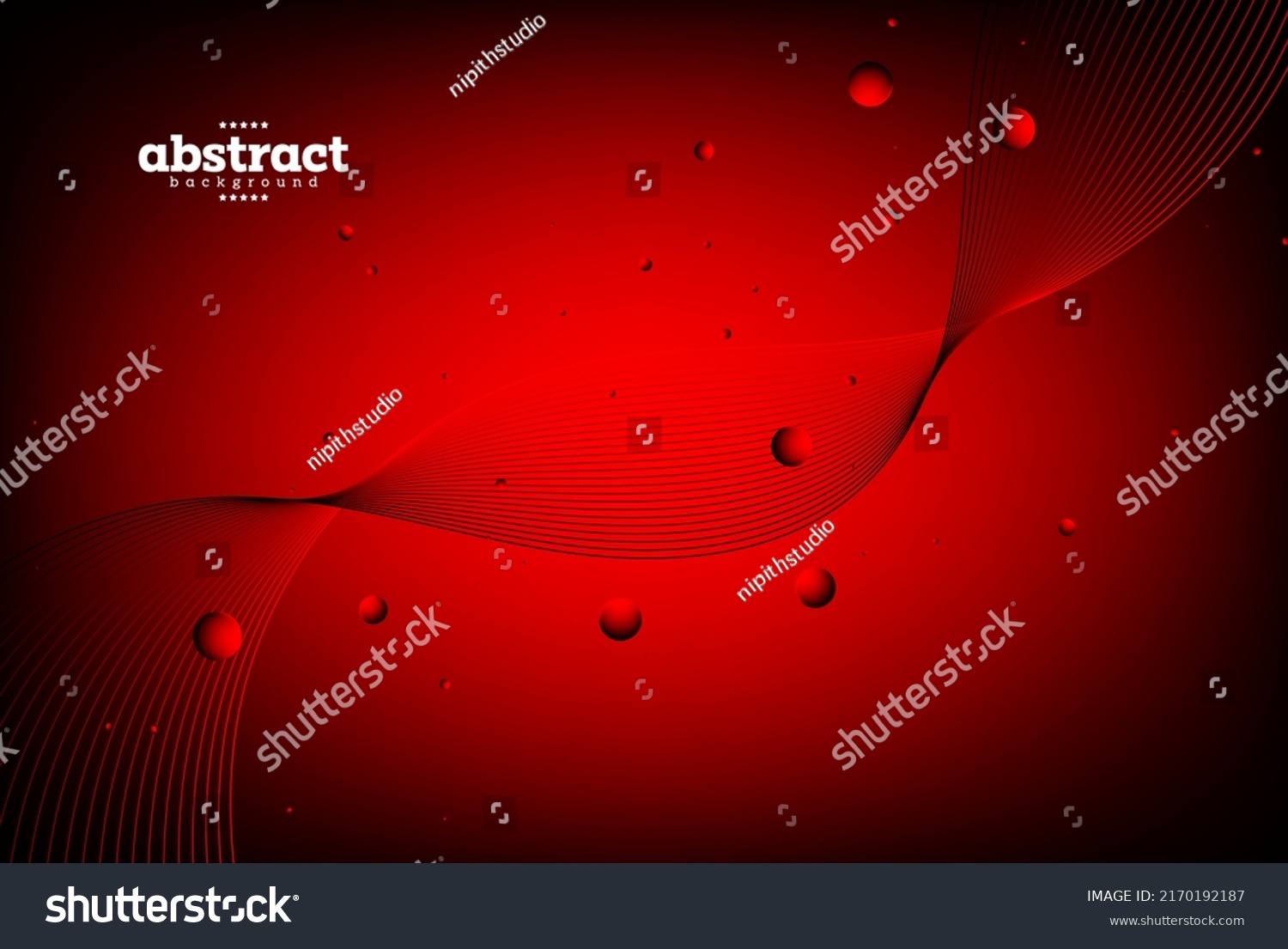 Abstract Flow Line Floating Particle Dots Stock Vector Royalty Free 2170192187 Shutterstock