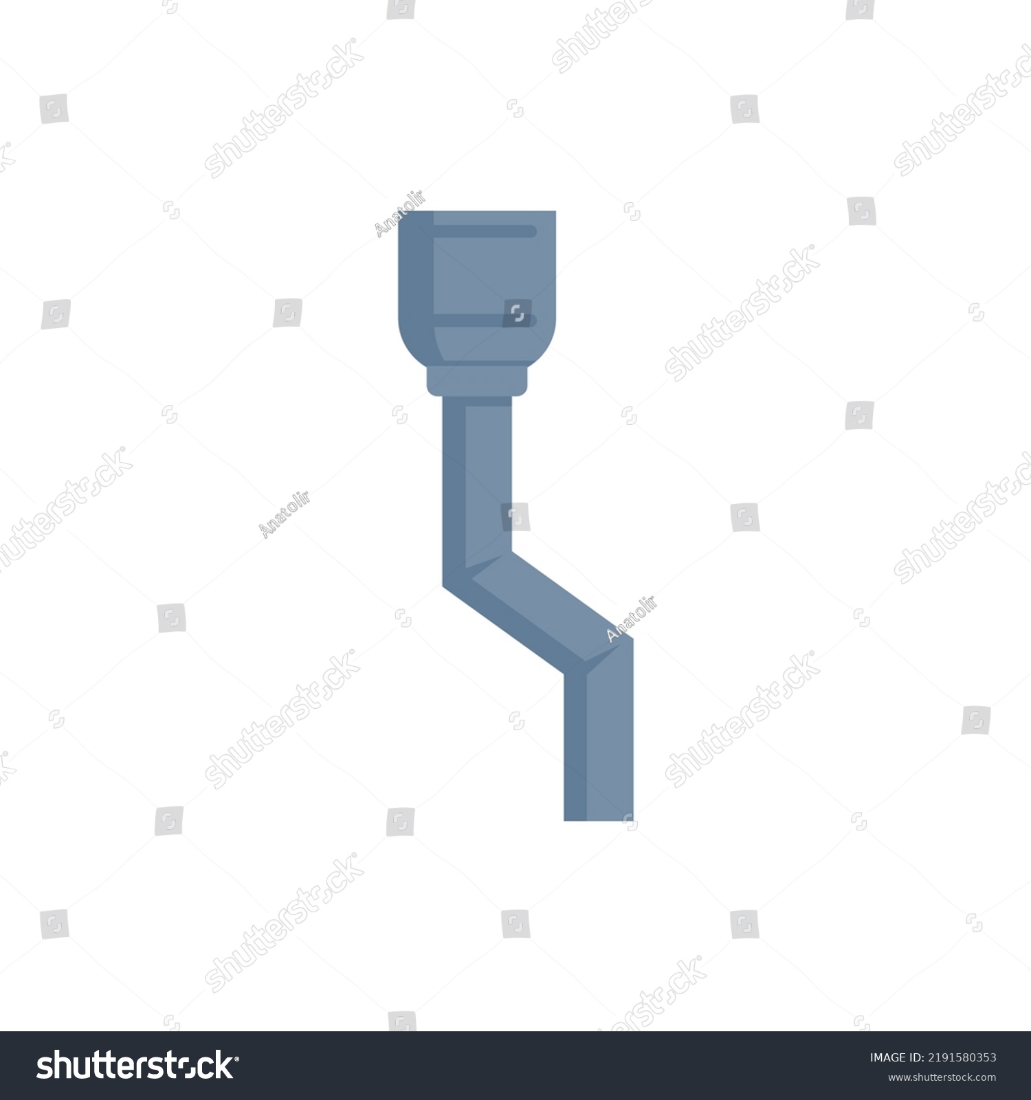 Downspout Isolated On White: Over 254 Royalty-Free Licensable Stock ...