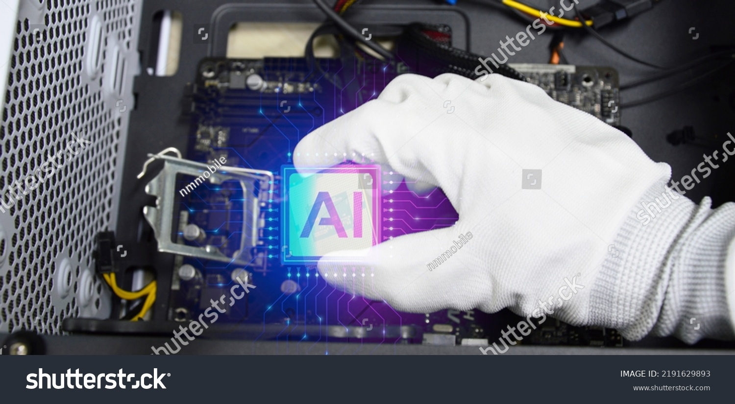 Conceptual Images Artificial Intelligence Computer Systems Stock Photo ...