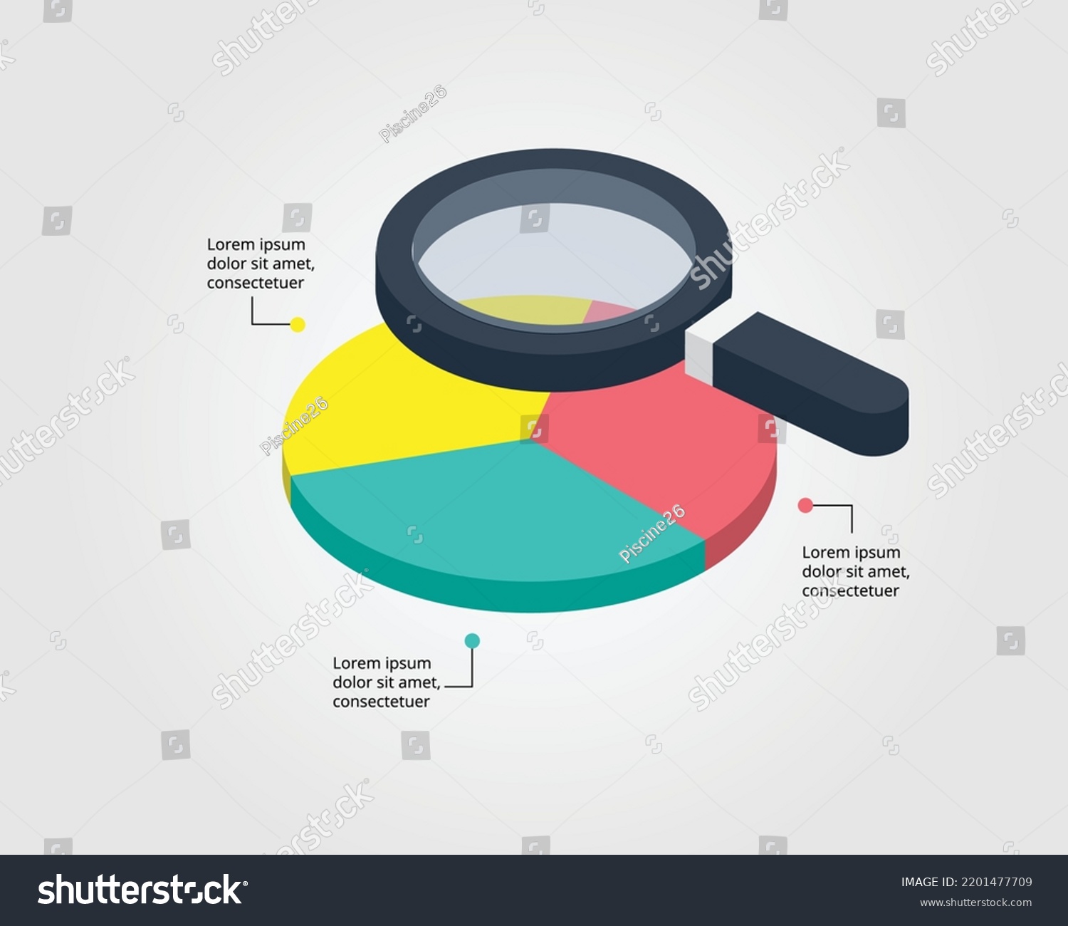 246 imágenes de Infografía tres lupas - Imágenes, fotos y vectores de stock | Shutterstock