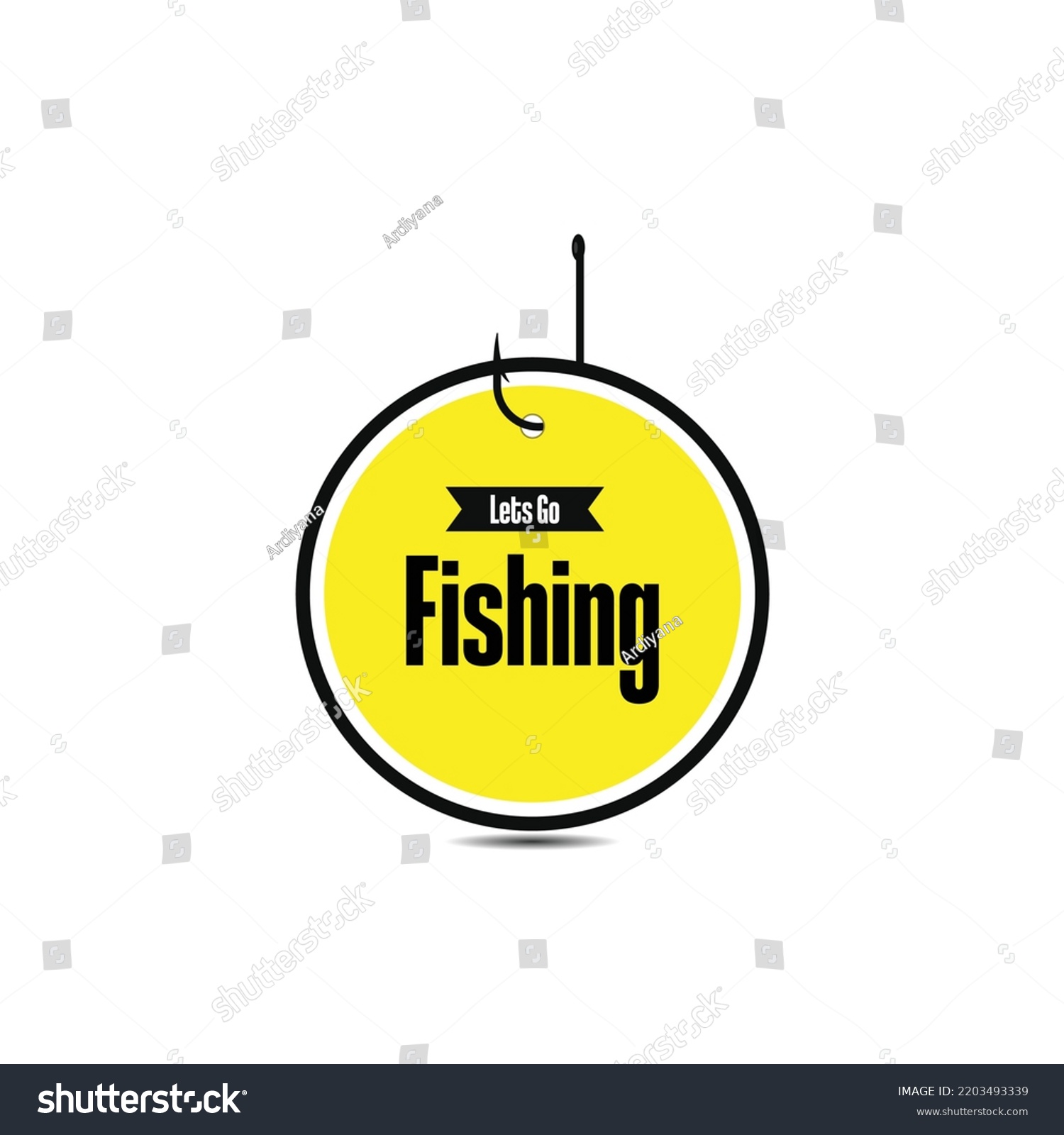 Vamos a pescar gráficos vectoriales de: vector de stock (libre de ...