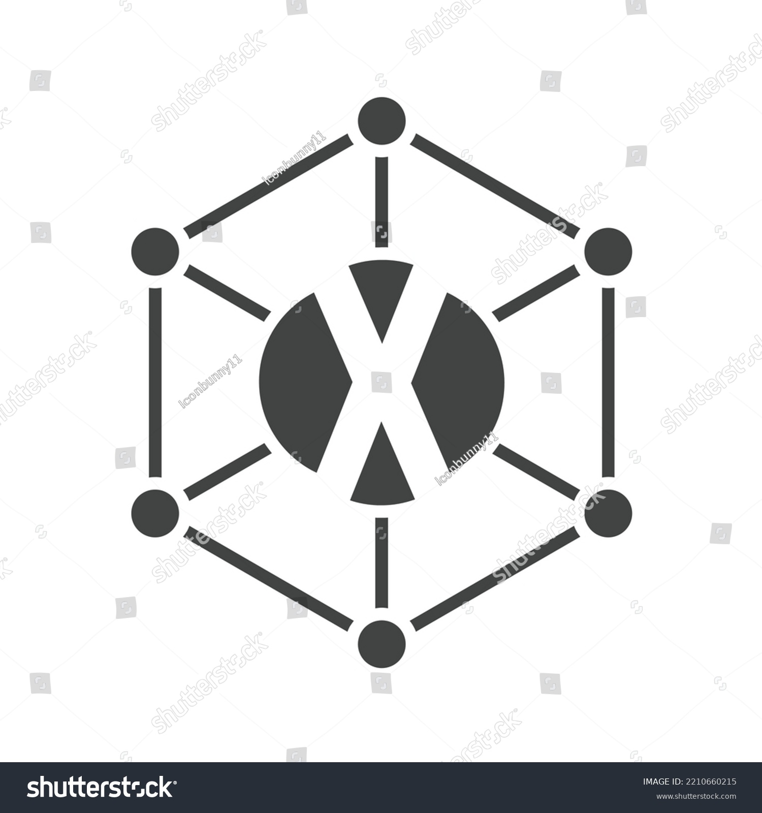 Data Modelling Icon Vector Image Can Stock Vector (Royalty Free ...