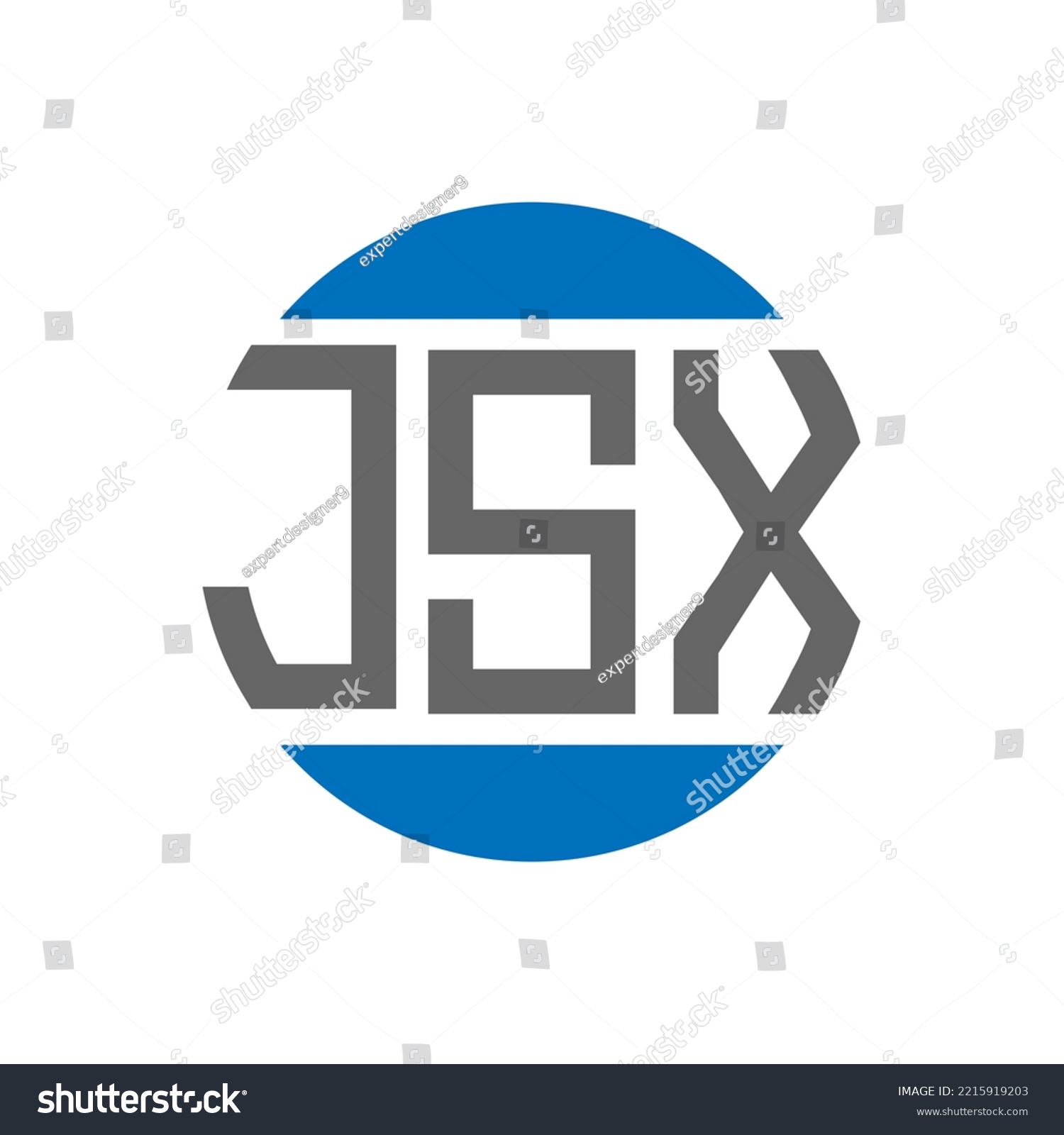 Jsx Letter Logo Design On White Stock Vector (Royalty Free) 2215919203 ...