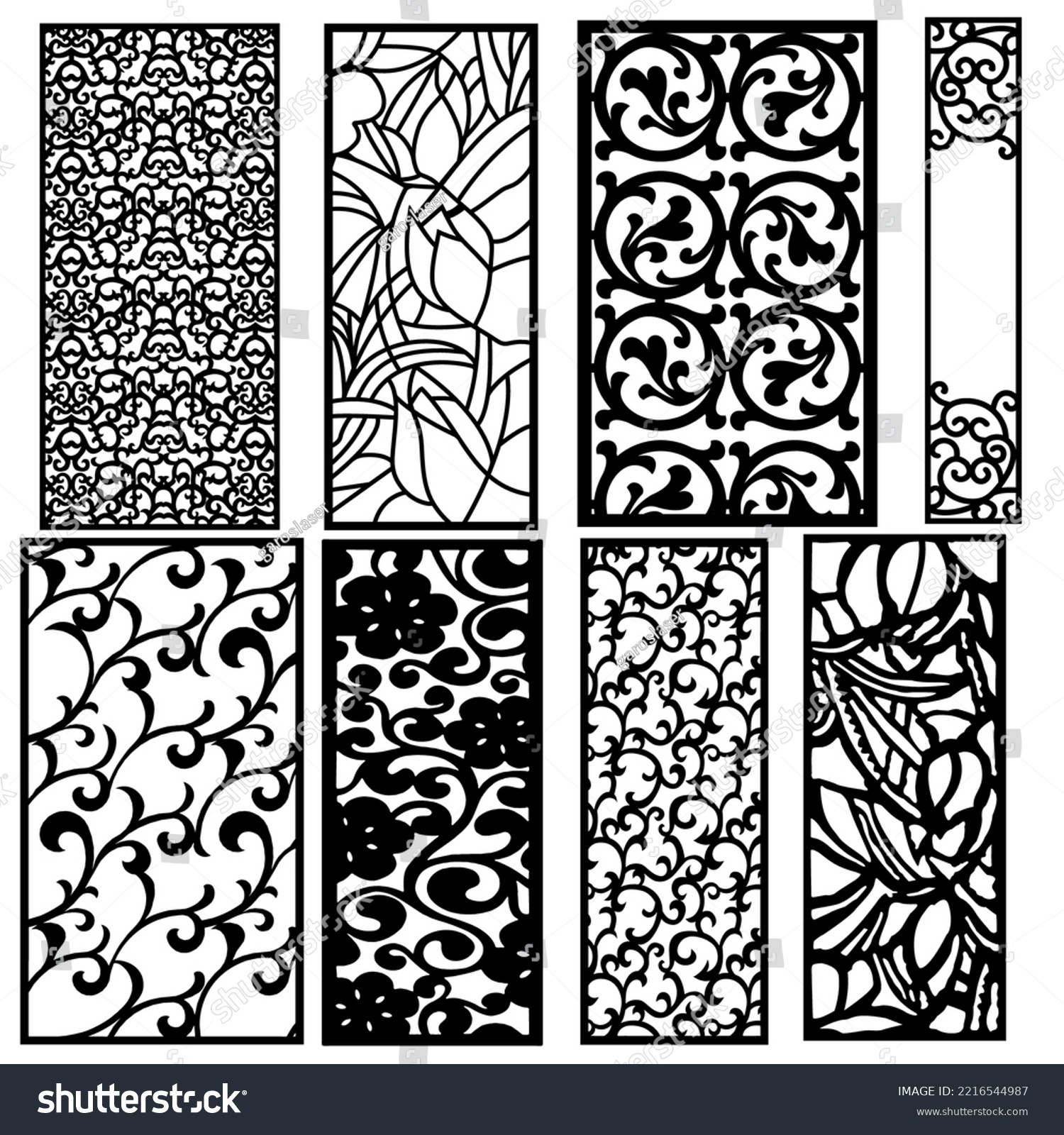 Laser Cut Template Leaf Cnc Cutting Stock Vector (Royalty Free) 2216544987 | Shutterstock