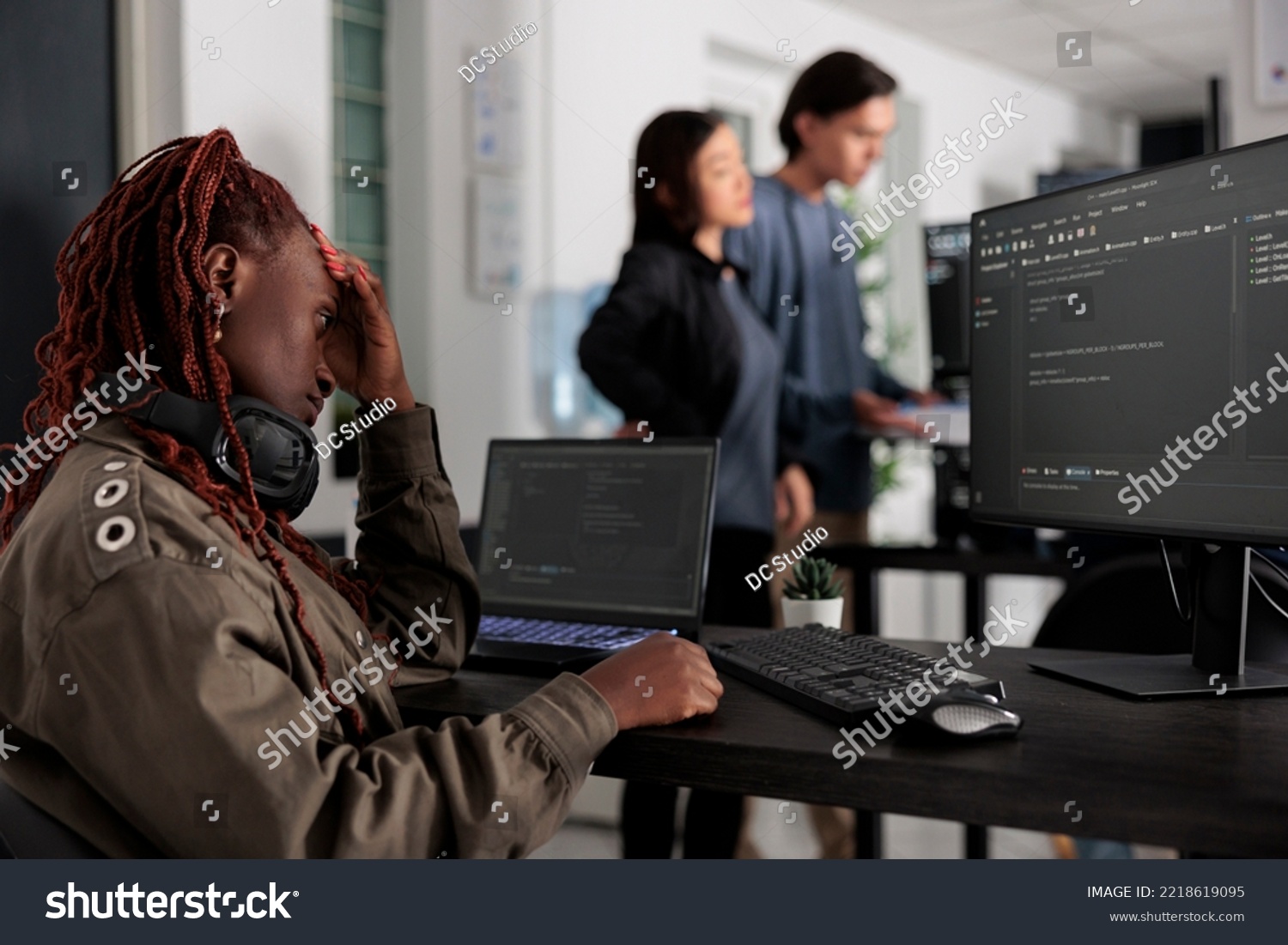 Pensive System Engineer Thinking Programming Ideas Stock Photo 2218619095 | Shutterstock