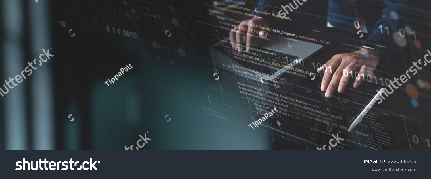 Digital Technology Software Development Concept Coding Stock Photo 2220395233 | Shutterstock