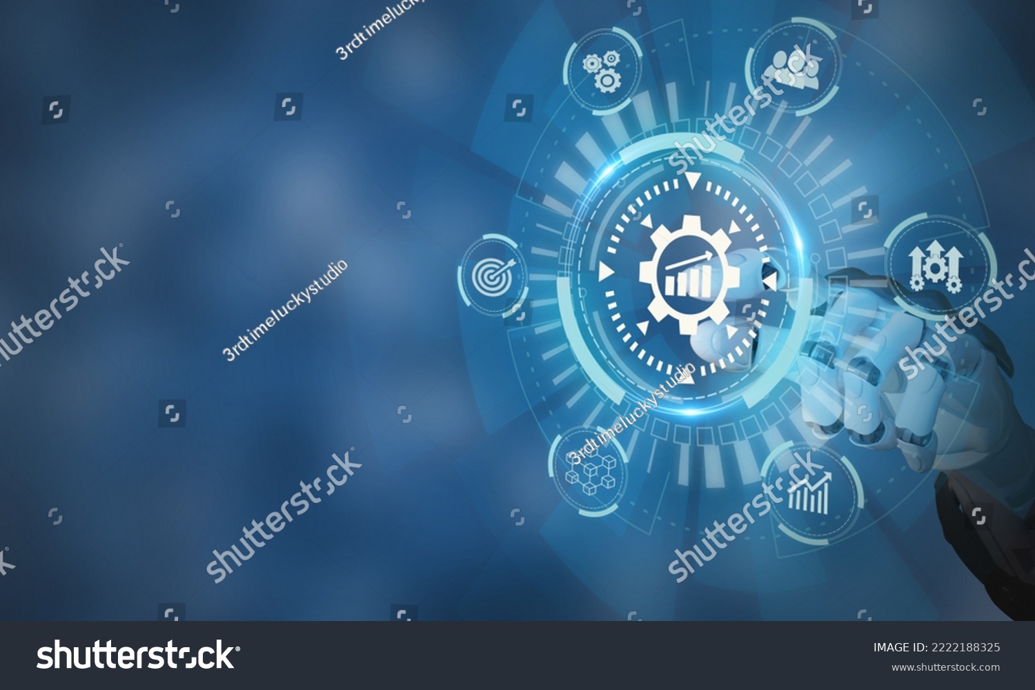 Using Automation Increase Productivity Industrial Management Stock ...