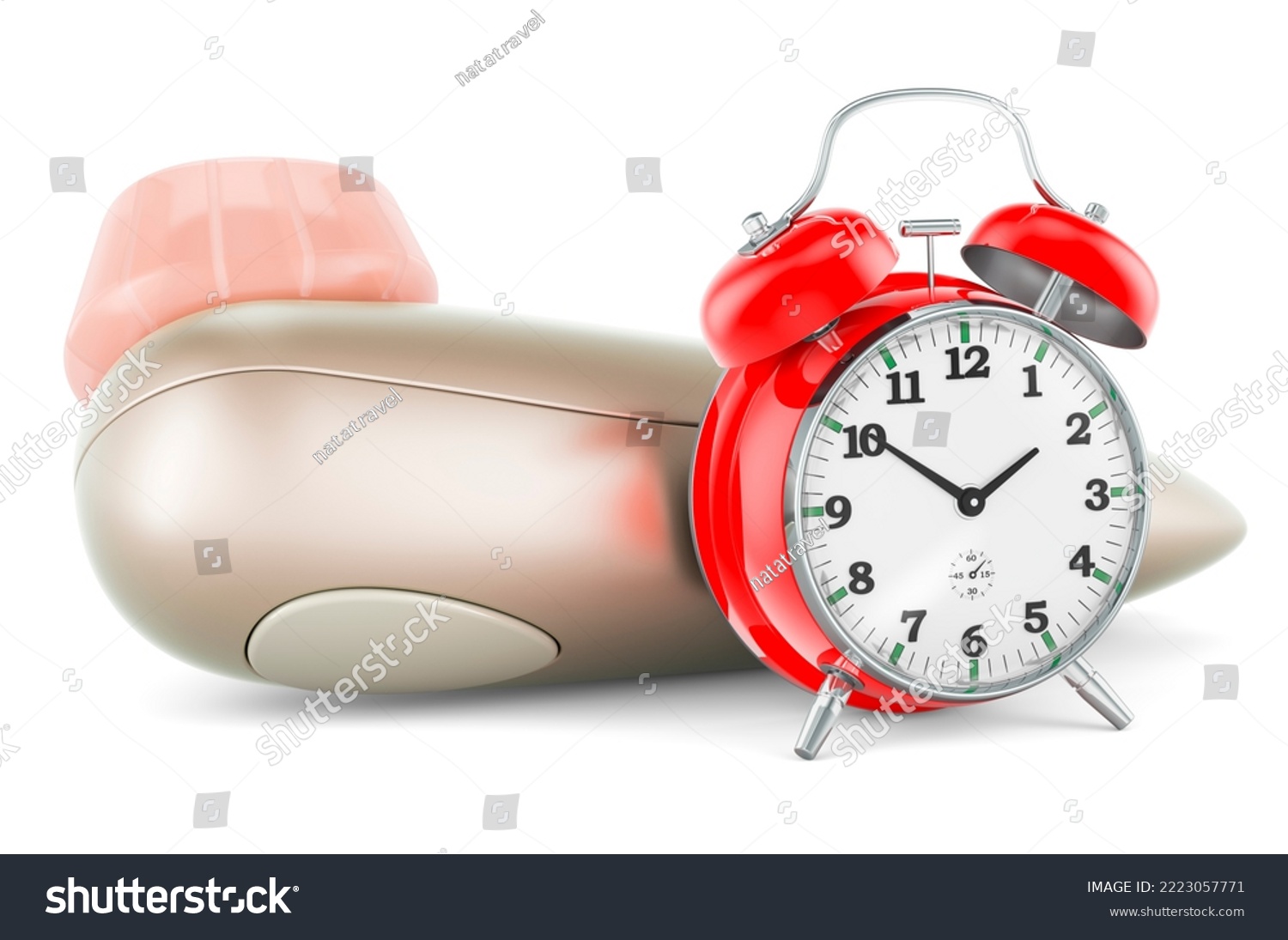 Clitoral Pump Alarm Clock 3d Rendering Stock Illustration 2223057771 ...