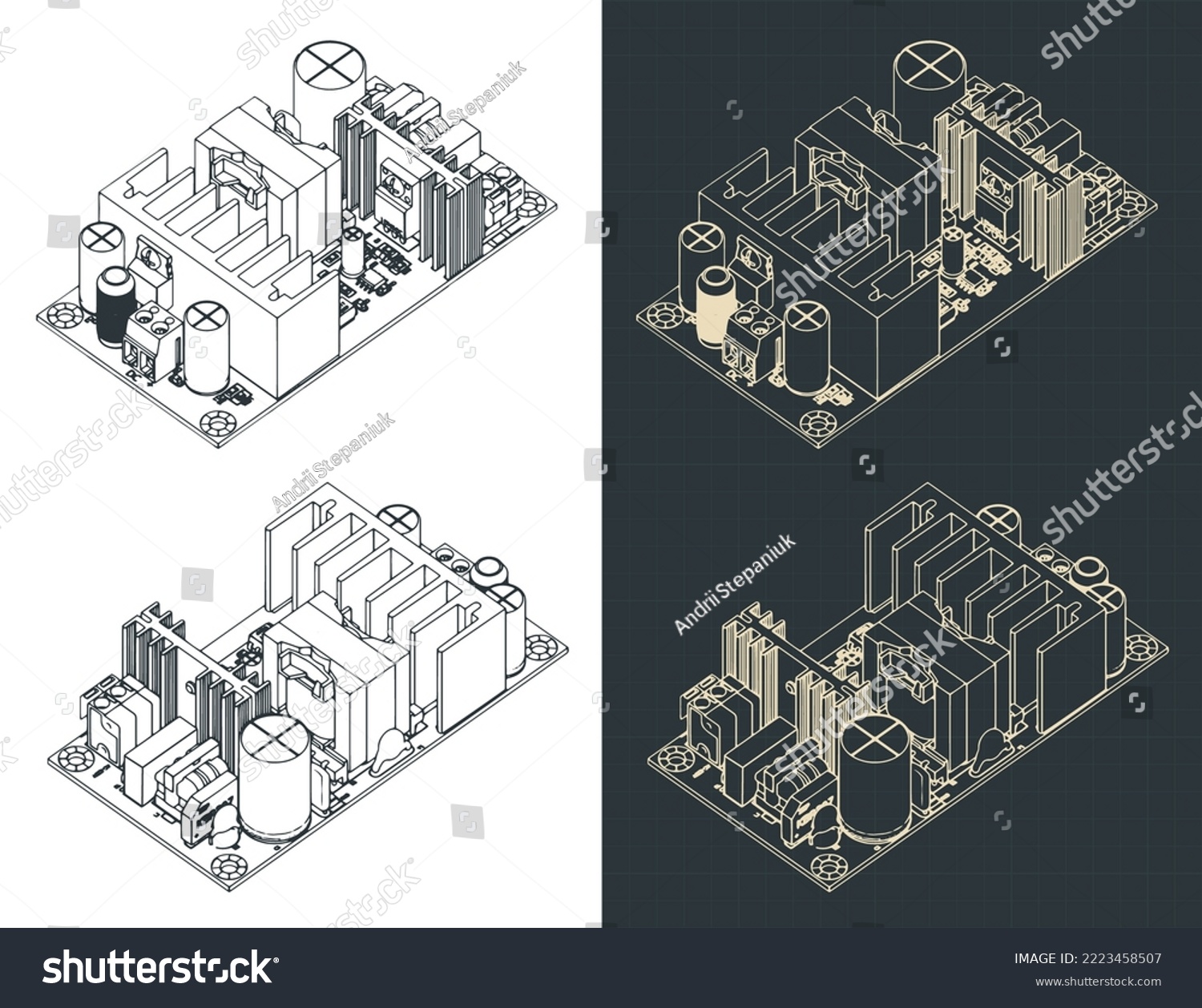 Pcb 설계도면 35개가 넘는 로열티 프리 라이선스 대상 스톡 벡터 및 벡터 아트 Shutterstock
