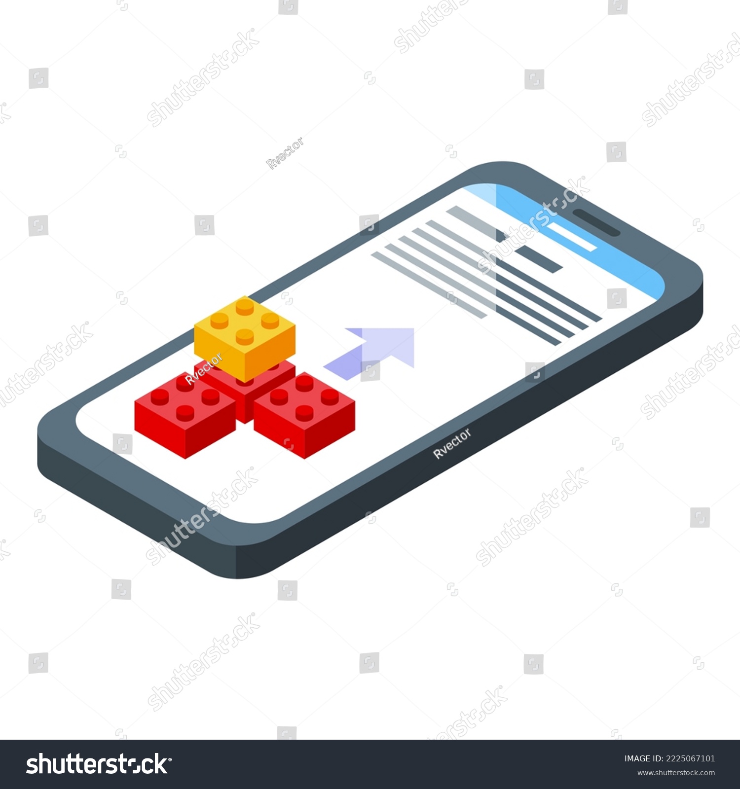 Data Construct Icon Isometric Vector Html Stock Vector (Royalty Free ...