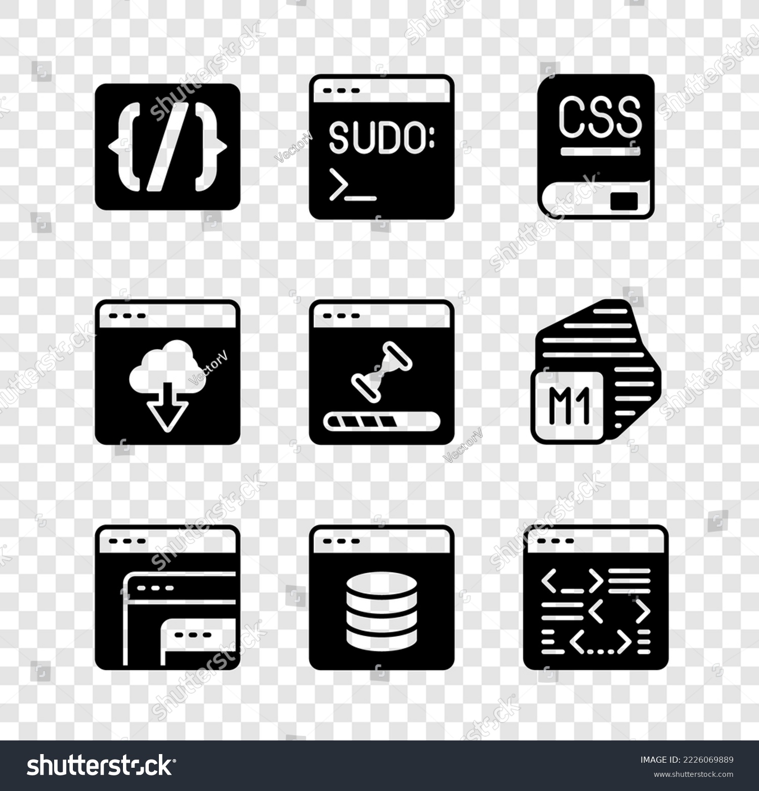 Set Programming Language Syntax Code Terminal Stock Vector (Royalty Free) 2226069889 | Shutterstock