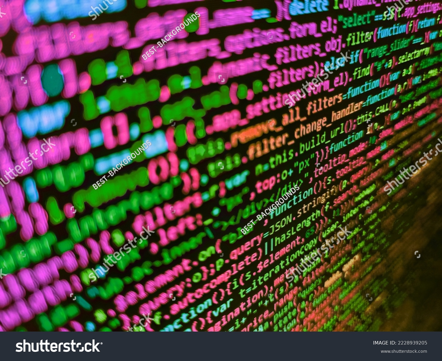 Programmer Worki Script Procedure Creating Website Stock Photo 2228939205 | Shutterstock