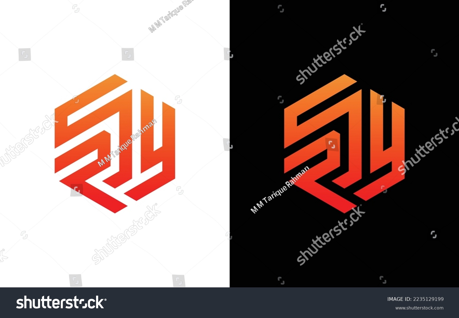 Creative Initial Letter Sry Logo Design Stock Vector (Royalty Free) 2235129199 | Shutterstock