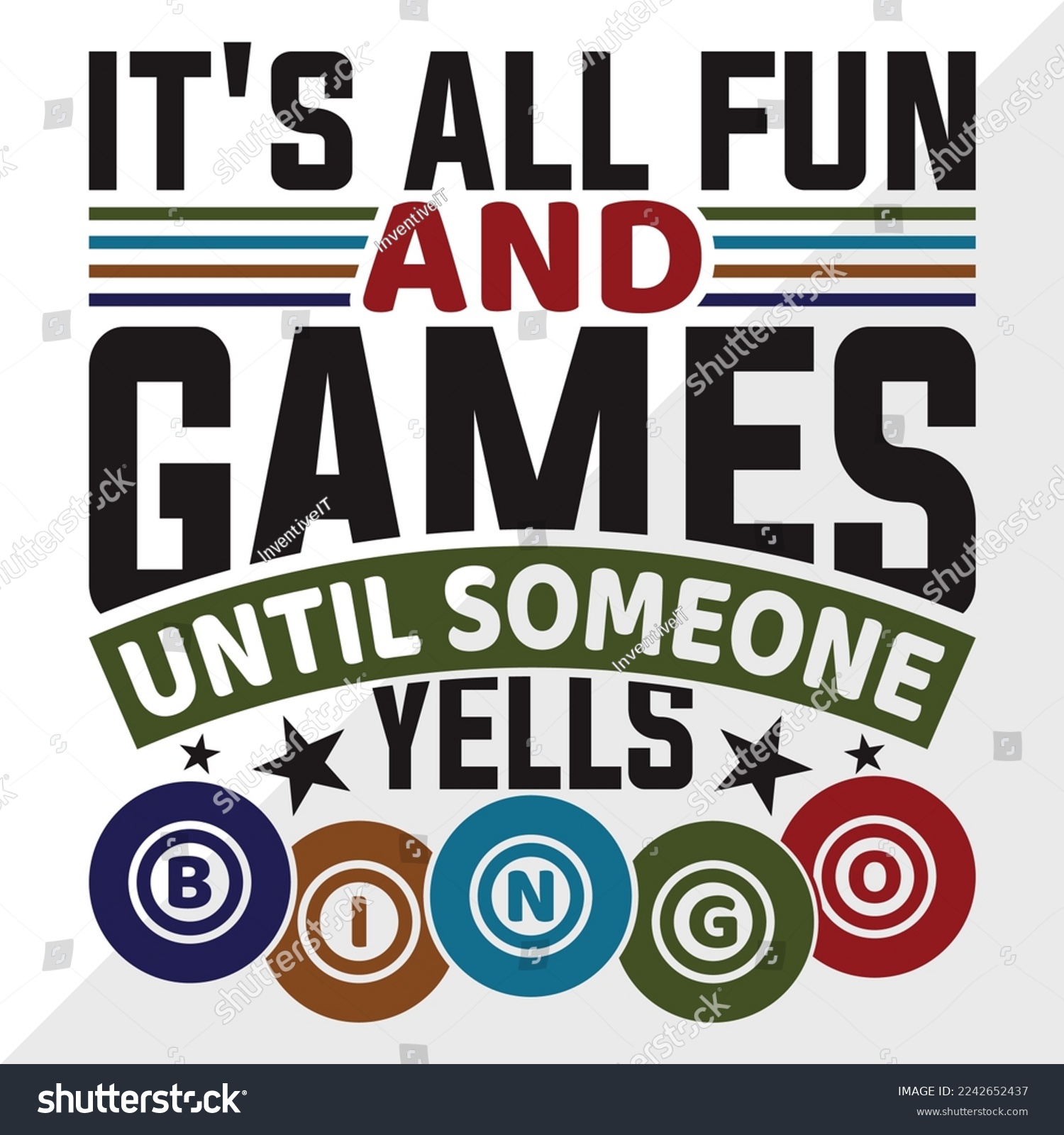 All Fun Games Until Someone Yells Stock Vector (Royalty Free ...