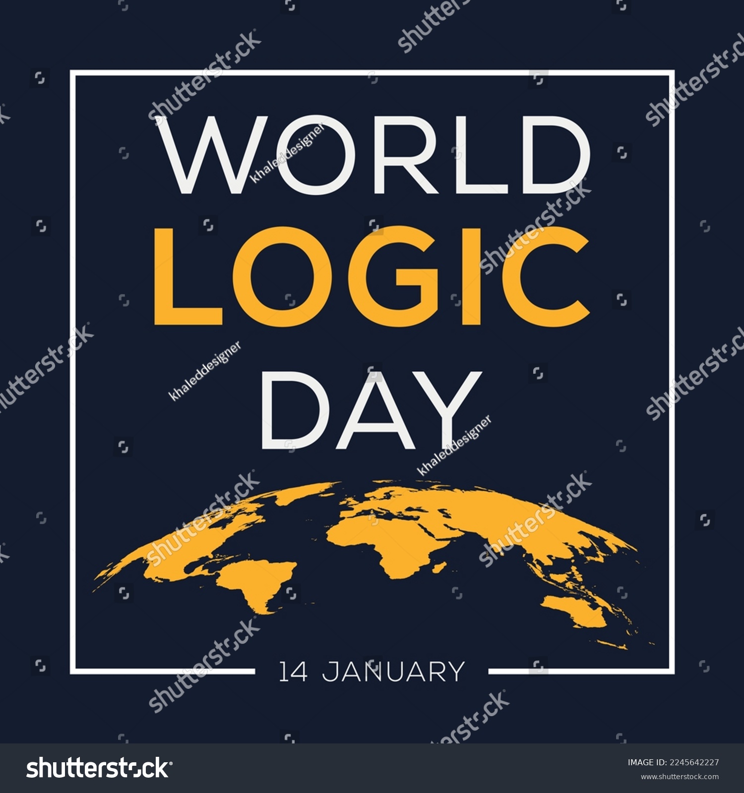 World Logic Day Held On 14 Stock Vector (Royalty Free) 2245642227 | Shutterstock