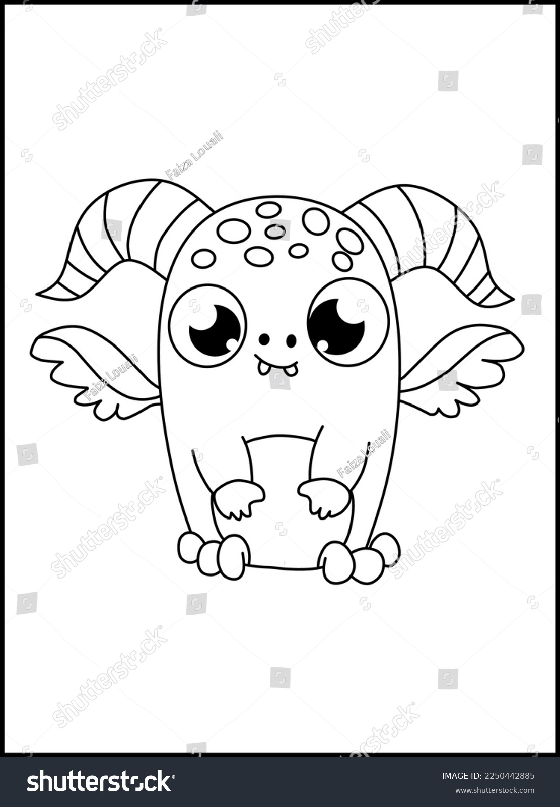 Cute Monster Coloring Pages