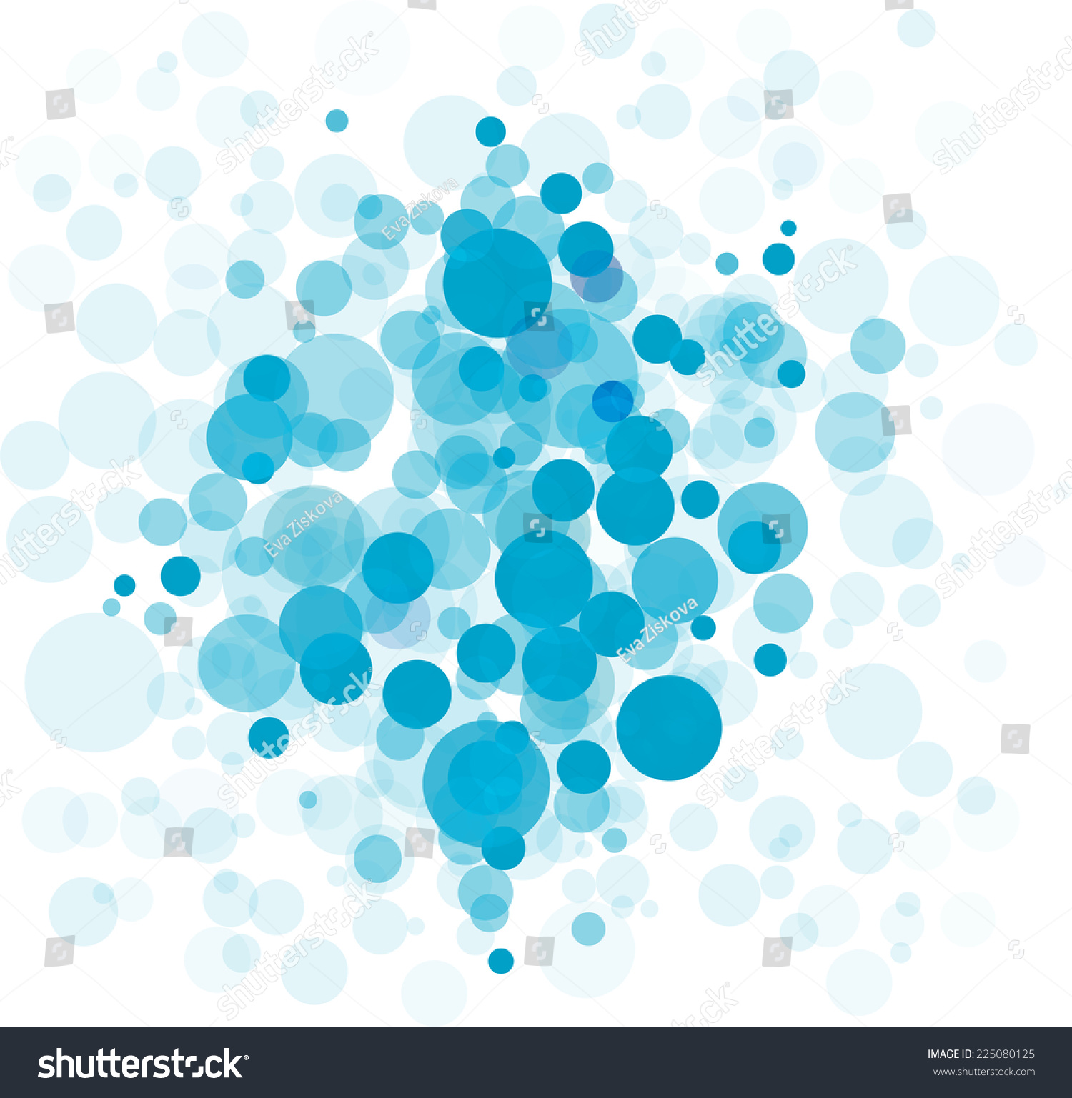 Abstract Circles Art Vector Background Stock Vector (Royalty Free ...