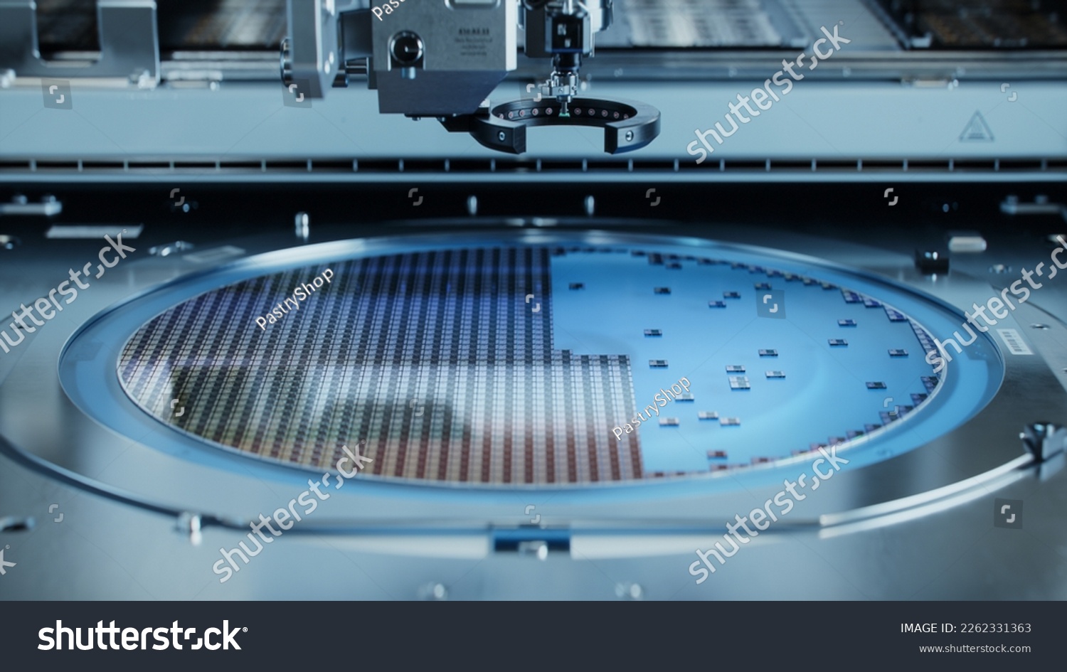 Semiconductor Packaging Process Wafer After Dicing Stock Photo 2262331363 | Shutterstock