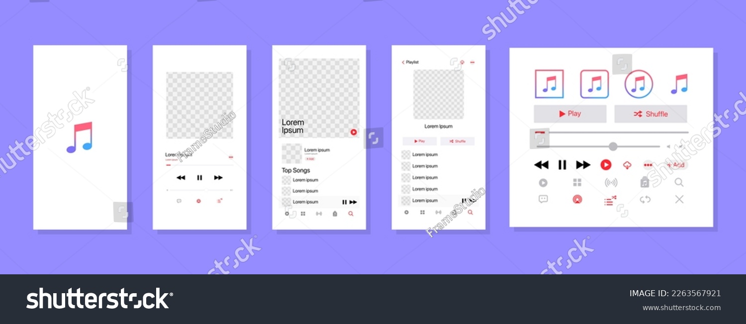 12,213 Phone Music Ui Images, Stock Photos & Vectors | Shutterstock